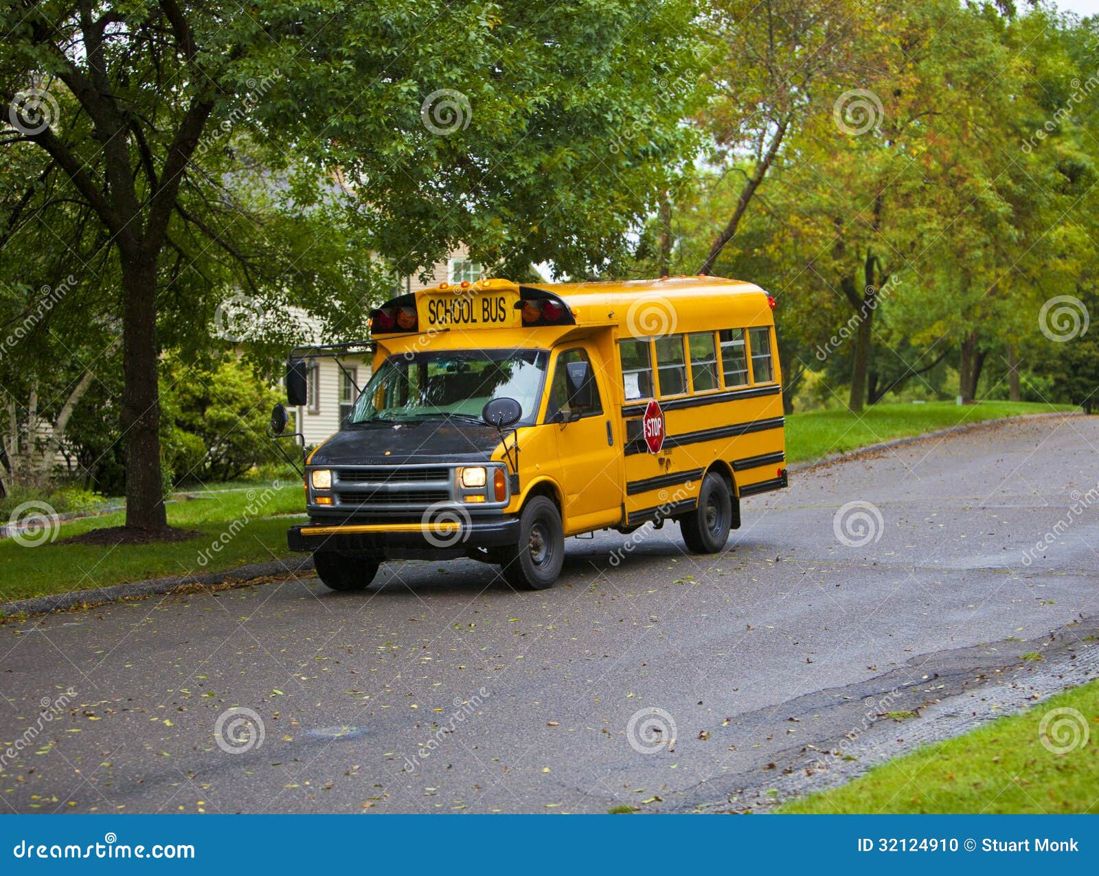 Yellow School Buses Royalty-Free Stock Photo | CartoonDealer.com #32470389