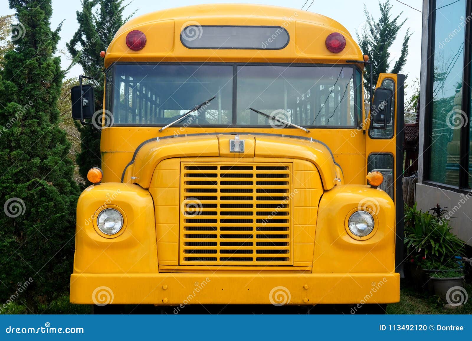 Yellow school bus stock photo. Image of school, ride - 113492120