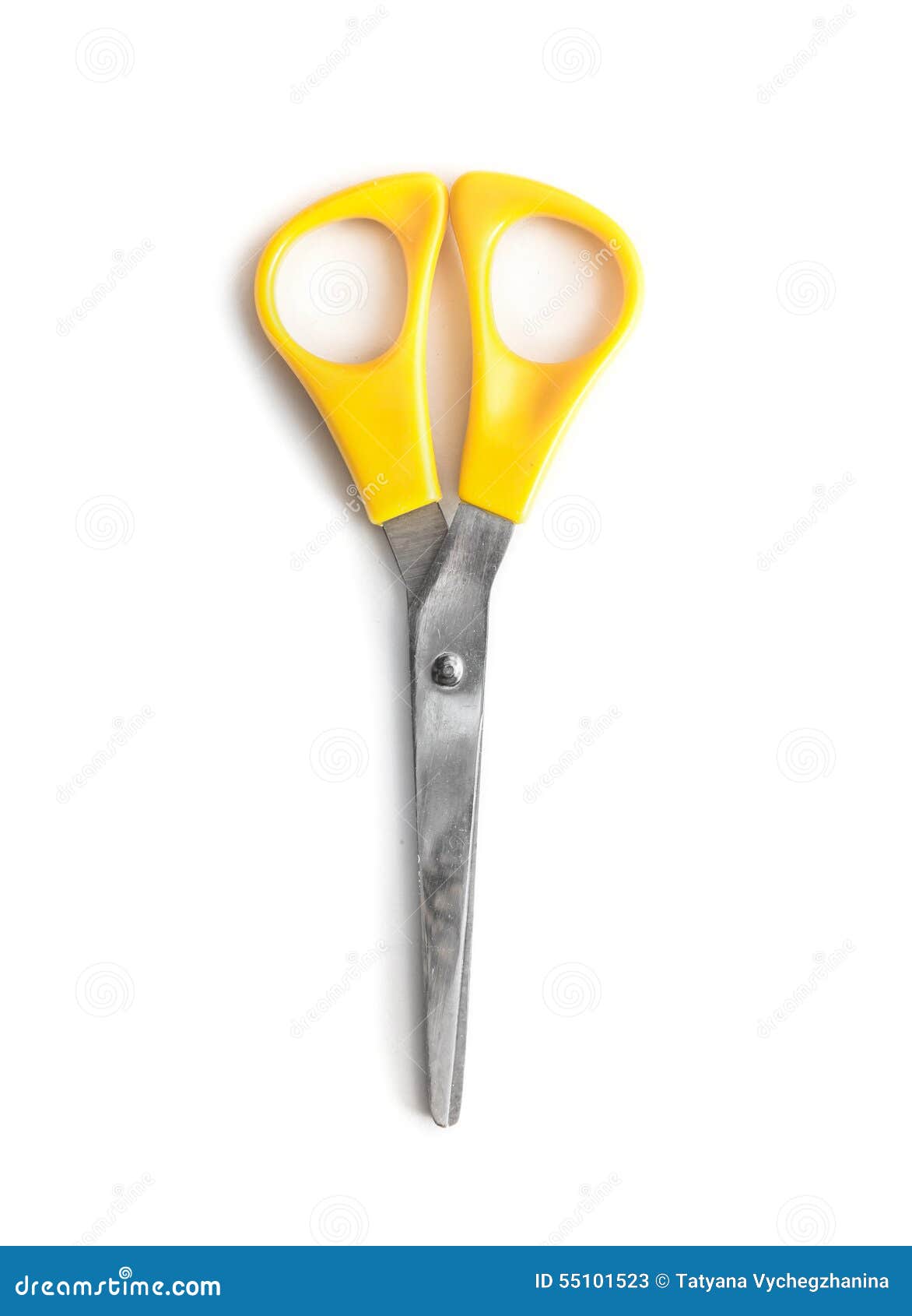 Yellow scissors stock image. Image of small, equipment - 55101523