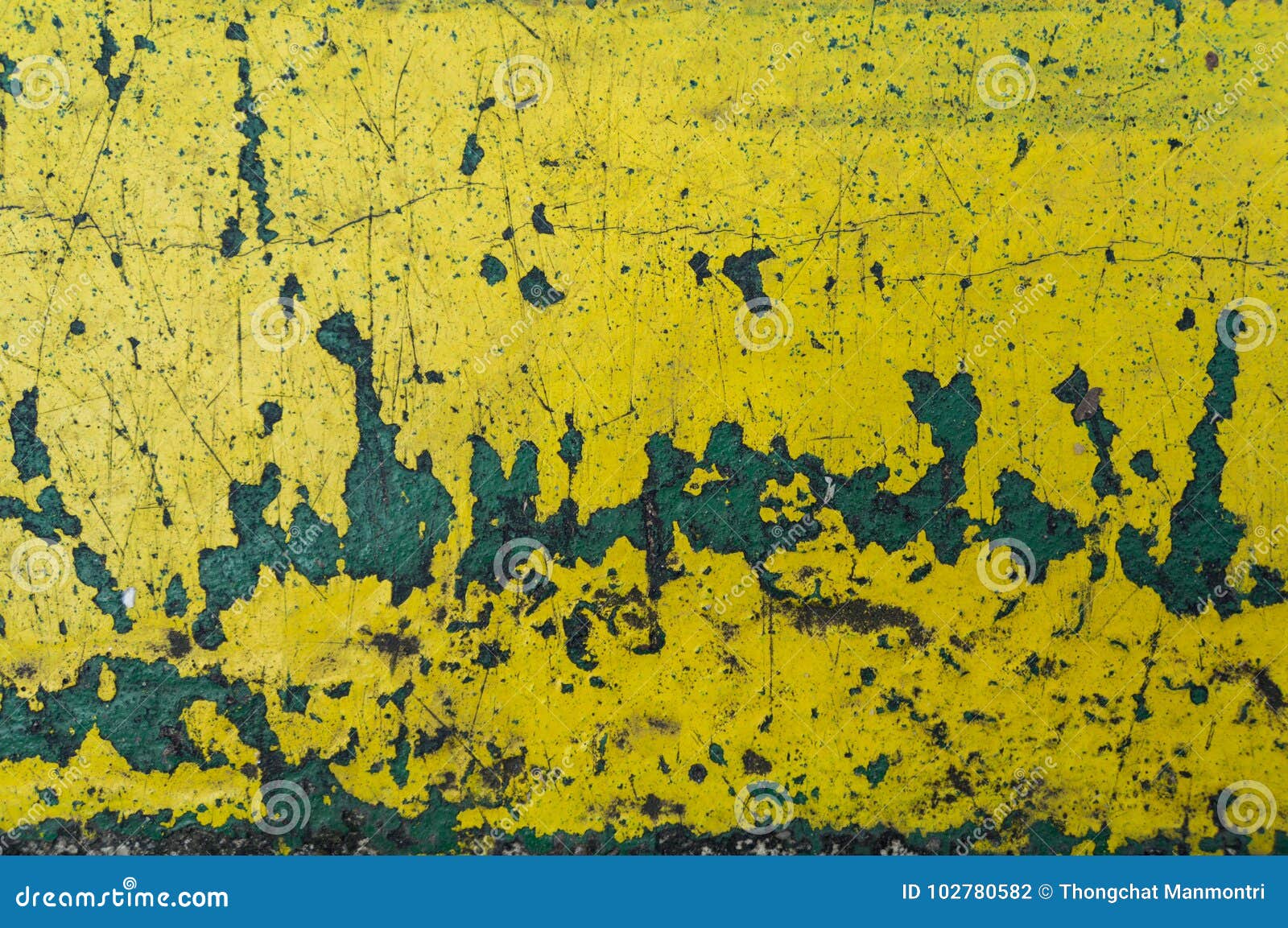 Yellow Scratch Texture Abstract Background. Rust and Peeling P Stock ...