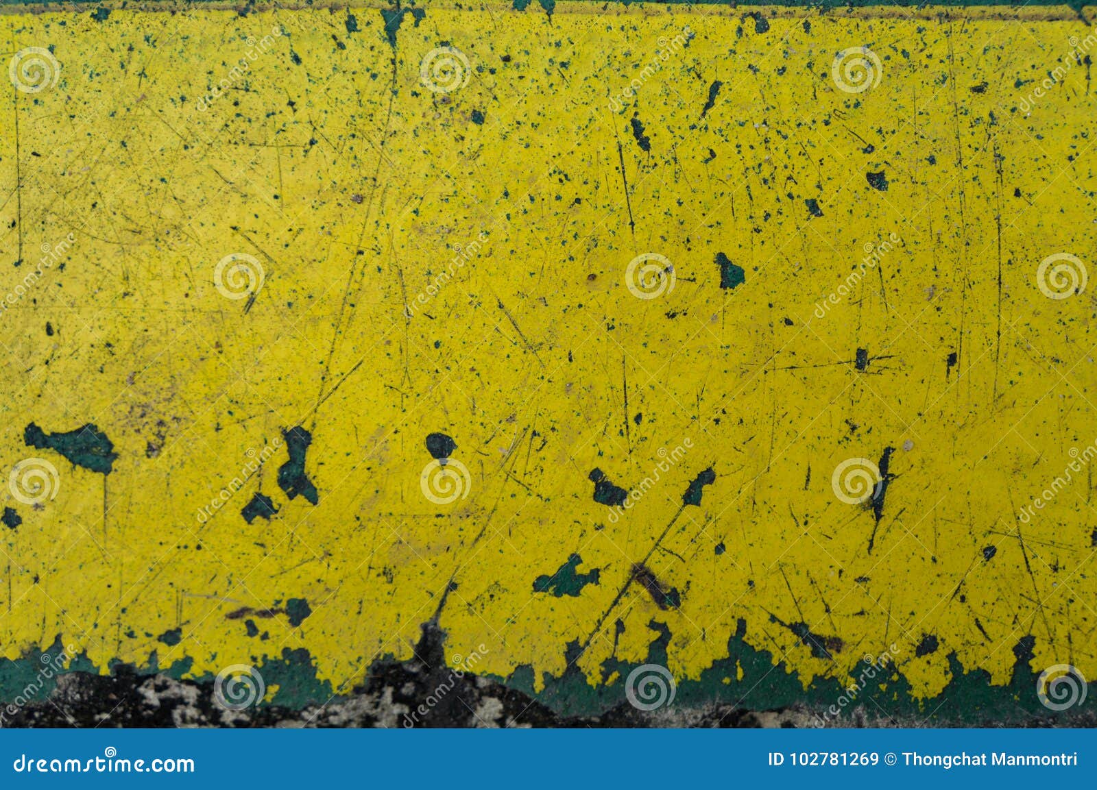 Yellow Scratch Texture Abstract Background. Rust and Peeling P Stock ...
