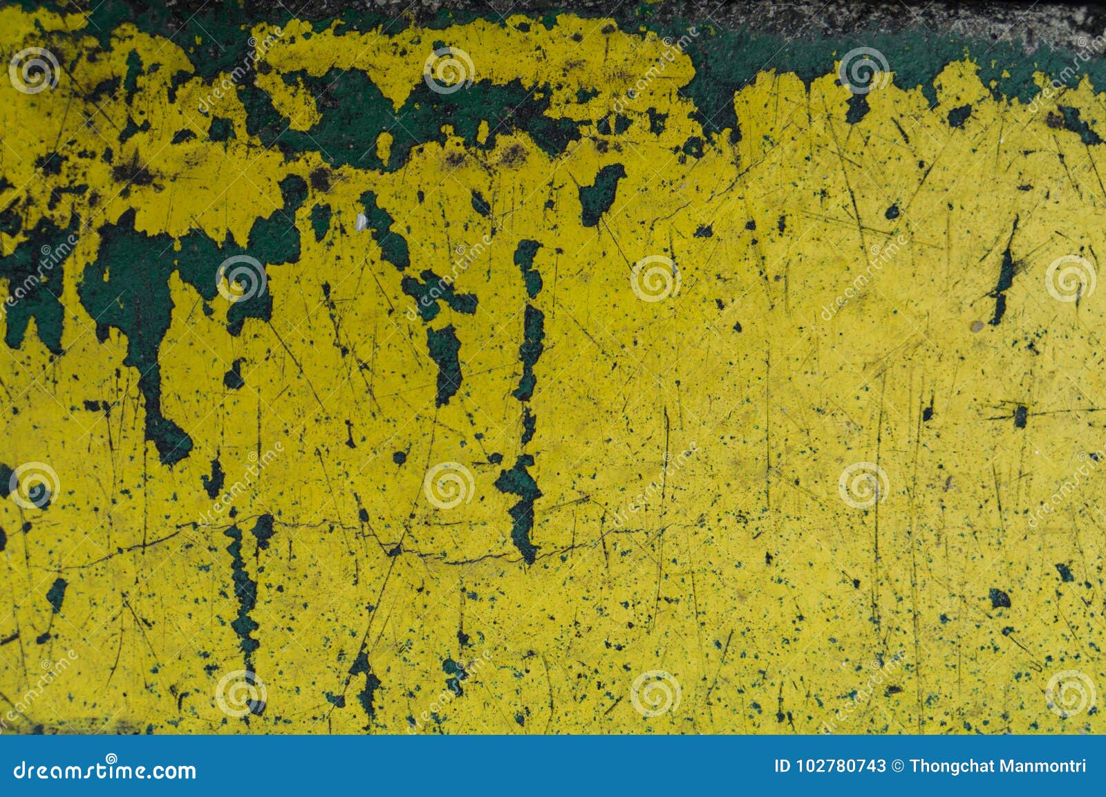 Yellow Scratch Texture Abstract Background. Rust and Peeling P Stock ...