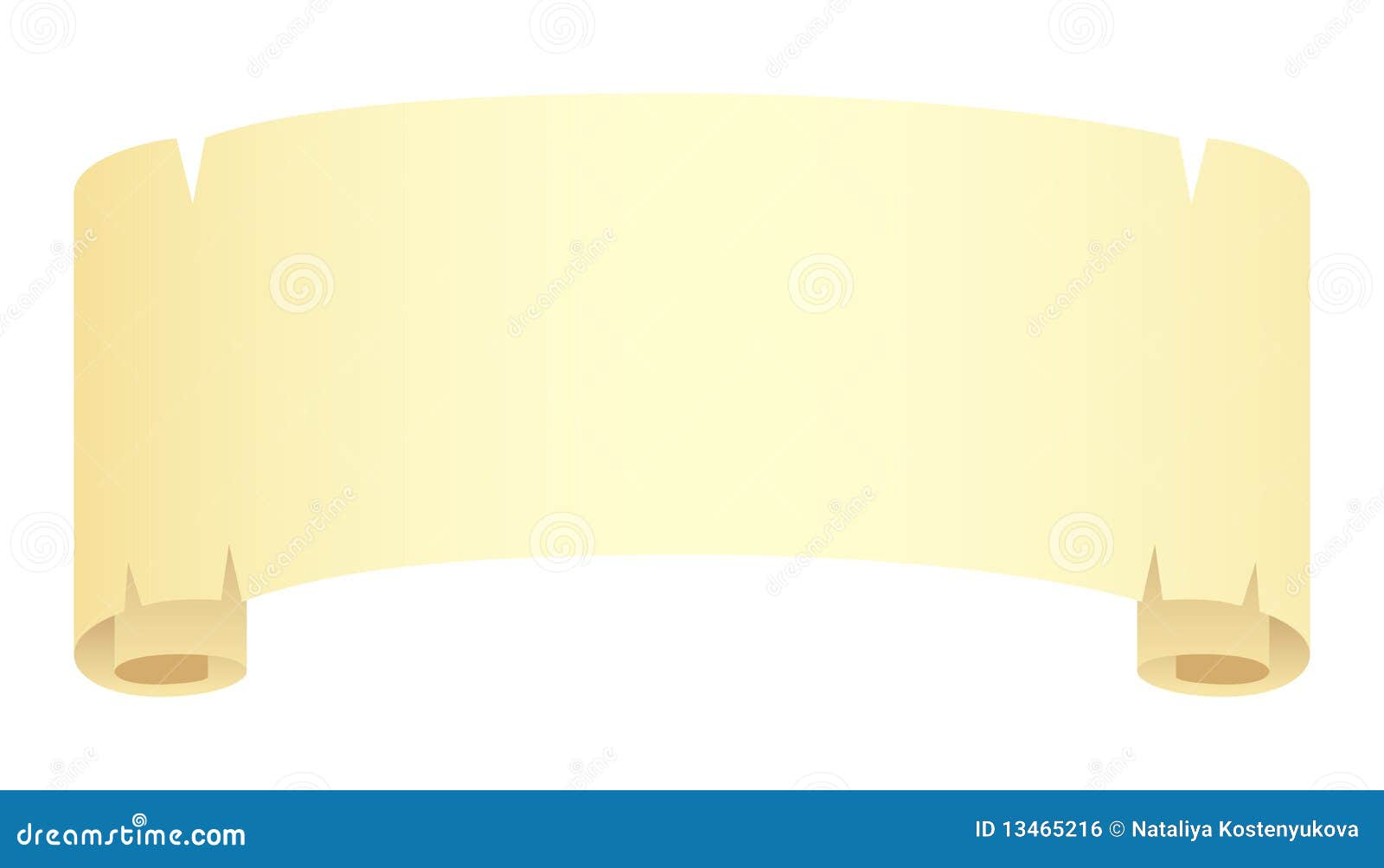 Yellow scroll stock vector. Illustration of poster, papyrus - 13465216