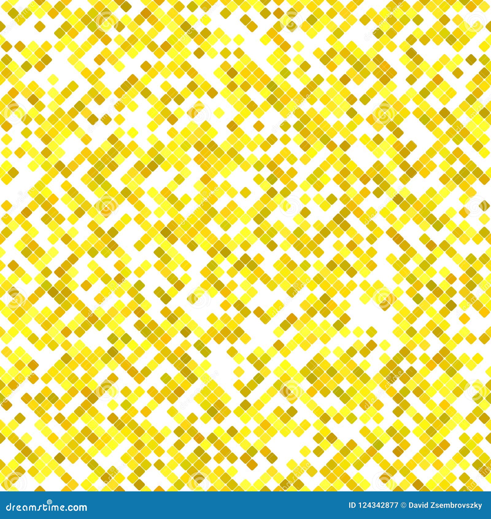 Yellow Seamless Diagonal Square Pattern Background Design Stock Vector ...