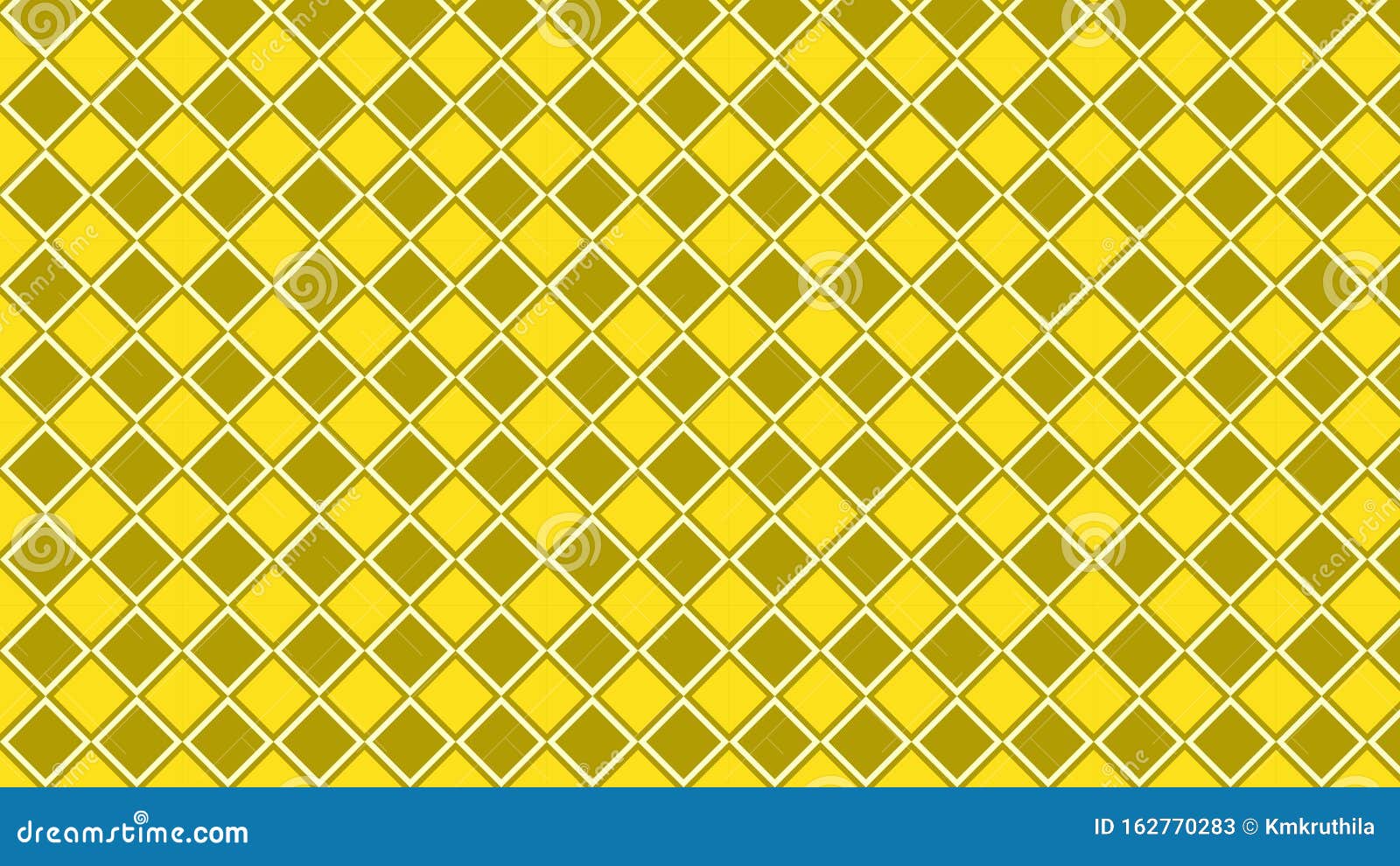 Yellow Seamless Geometric Square Pattern Background Design Stock Vector ...