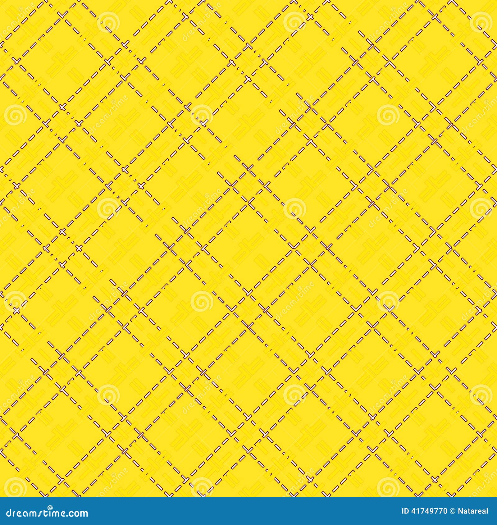 Yellow Seamless Mesh Pattern Stock Vector - Illustration of geometrical ...