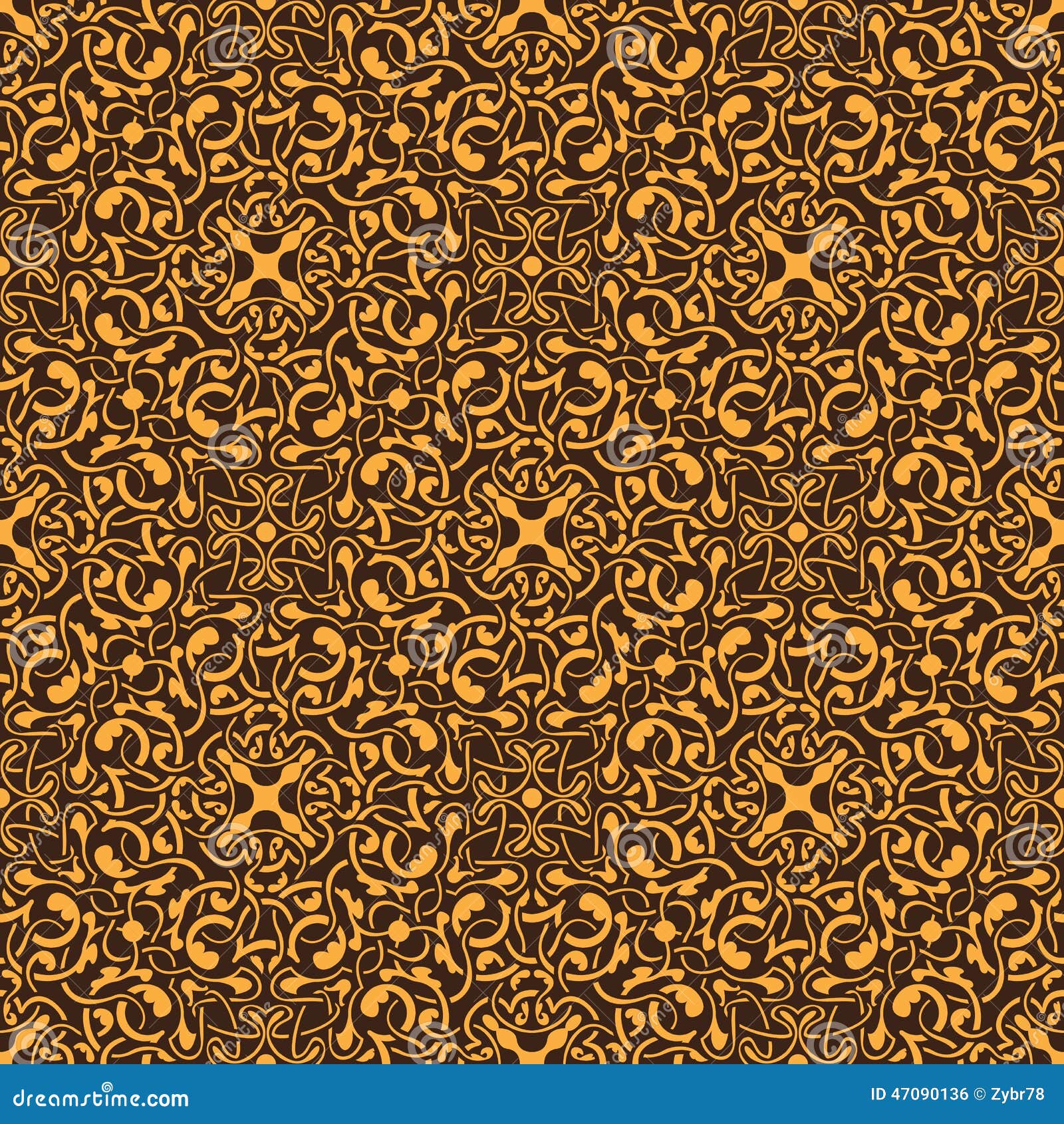 Yellow seamless pattern stock vector. Illustration of repeating - 47090136