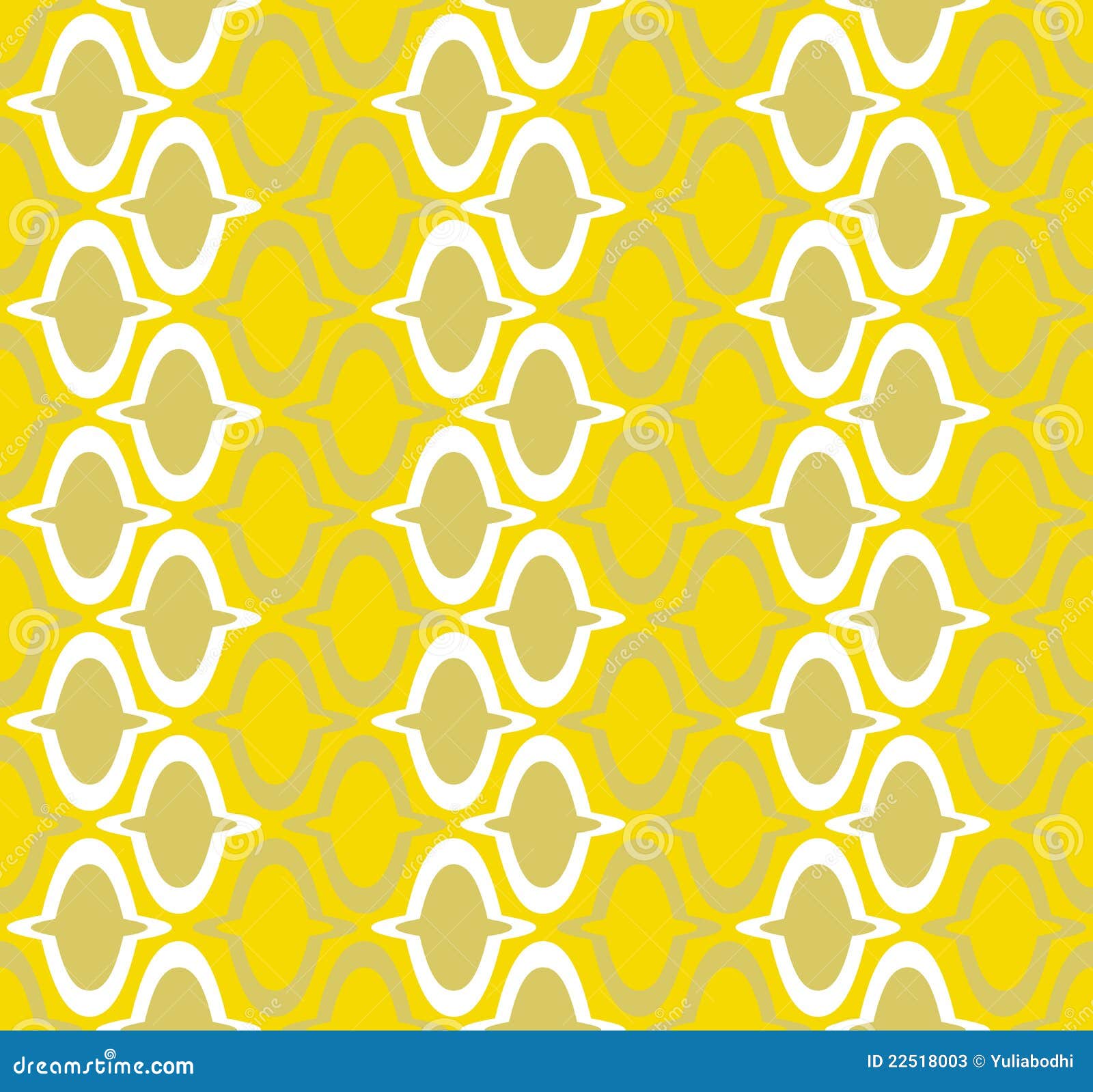 Yellow seamless wallpaper stock vector. Illustration of pattern - 22518003