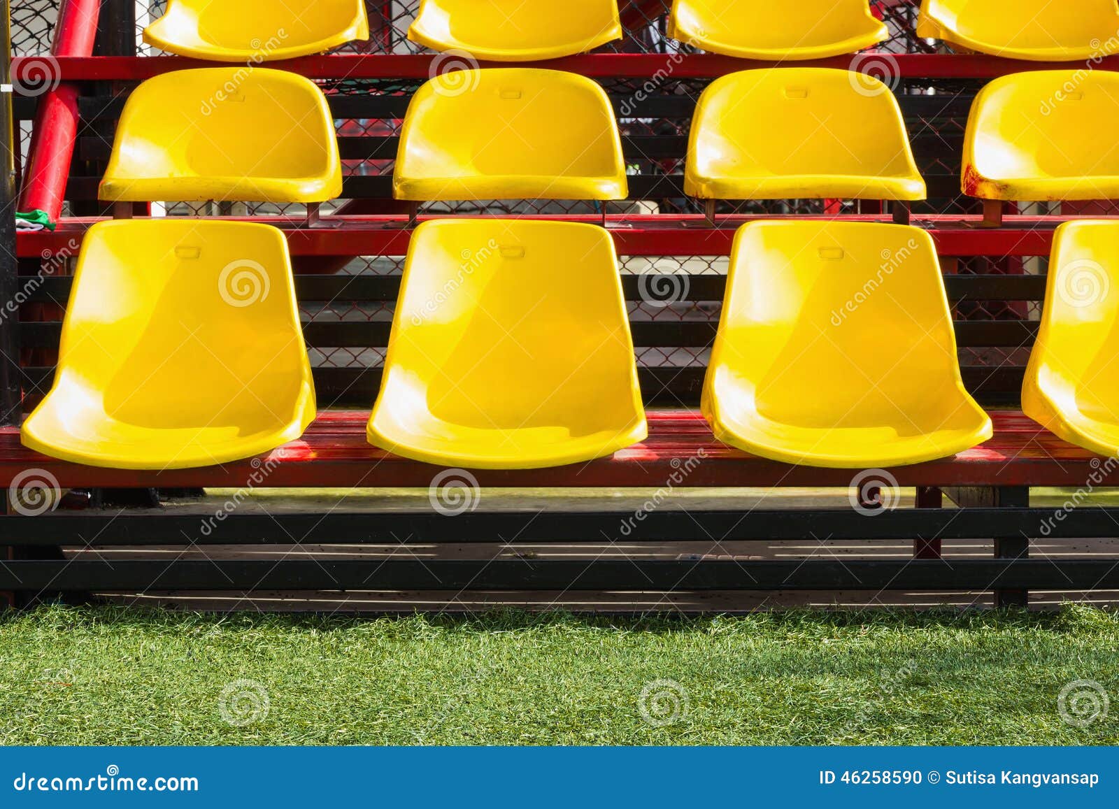 Yellow seat stock photo. Image of game, objects, chair - 46258590
