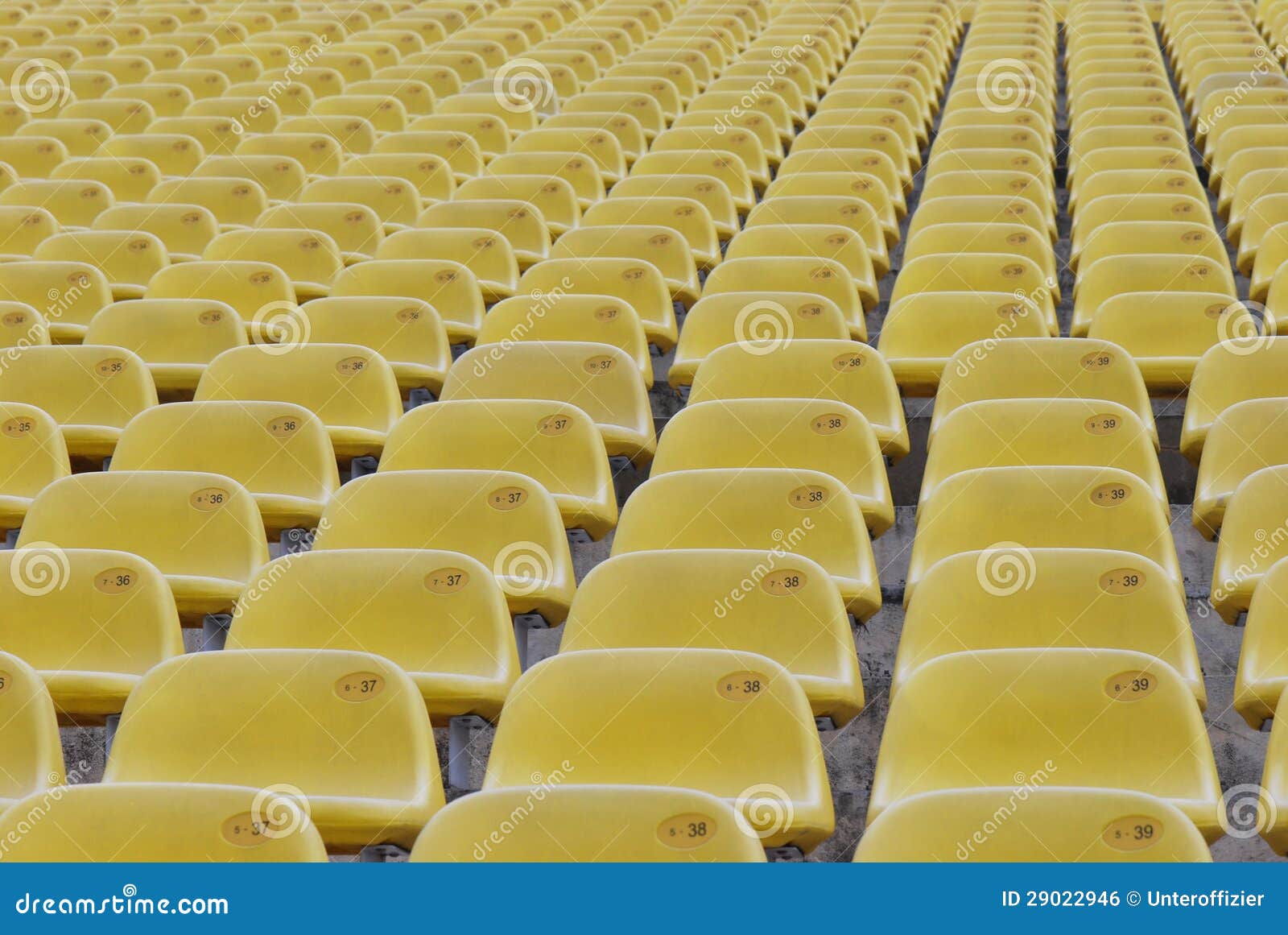 Yellow Seats stock photo. Image of seats, events, empty - 29022946