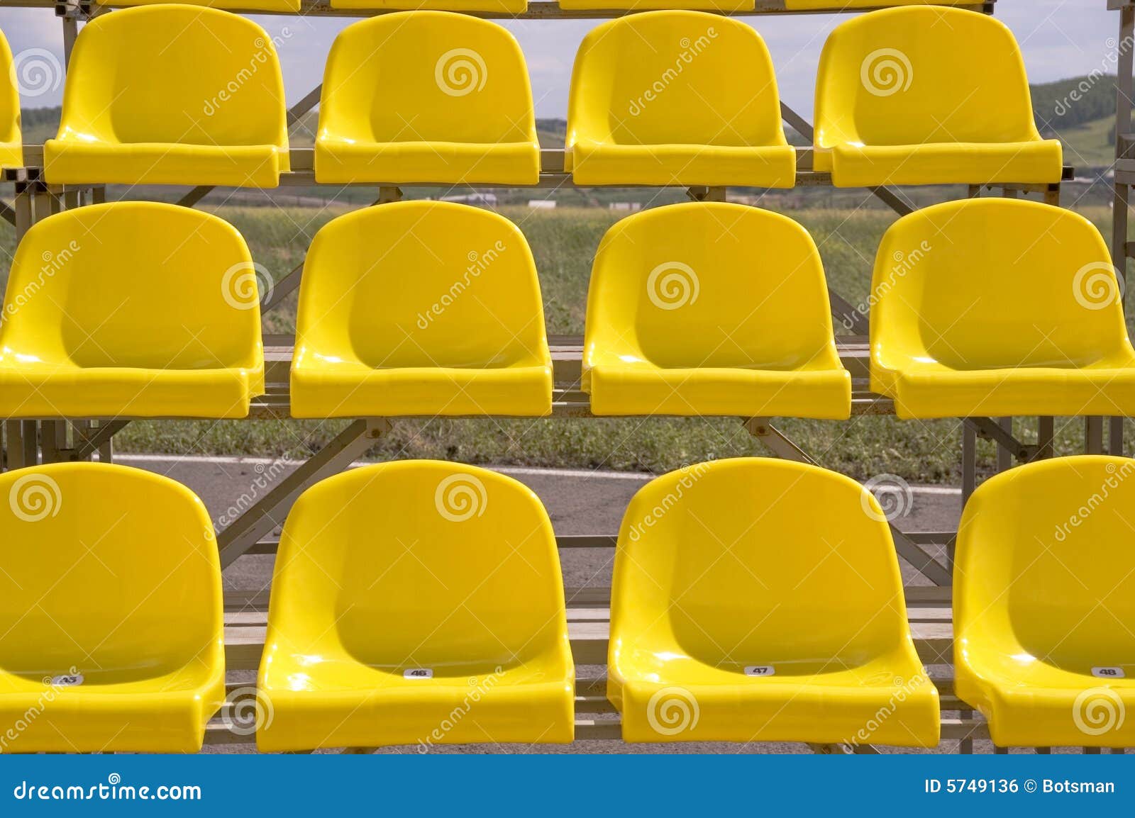 Yellow Seats. Picture Image: 5749136