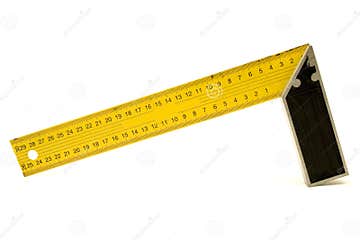 Yellow set-square stock photo. Image of scale, builder - 15512464