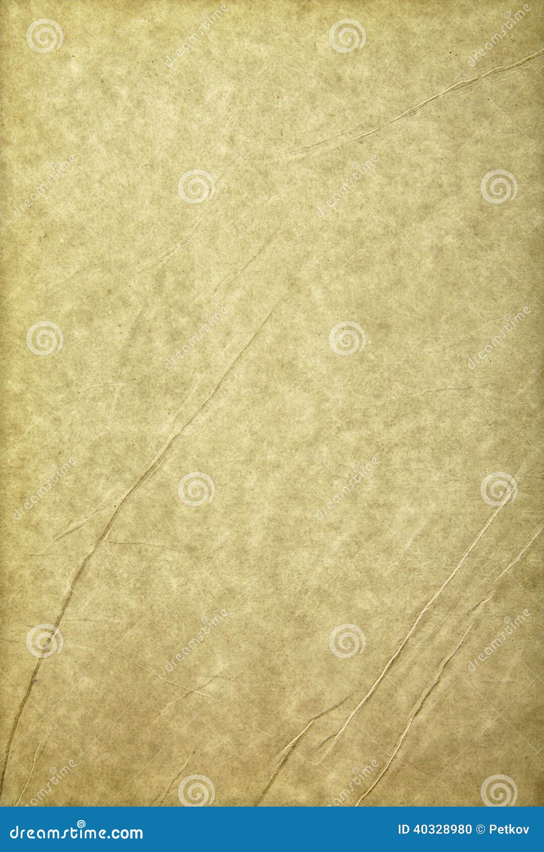 Yellow Sheet of Paper Folded Stock Photo - Image of rusty, abstract ...