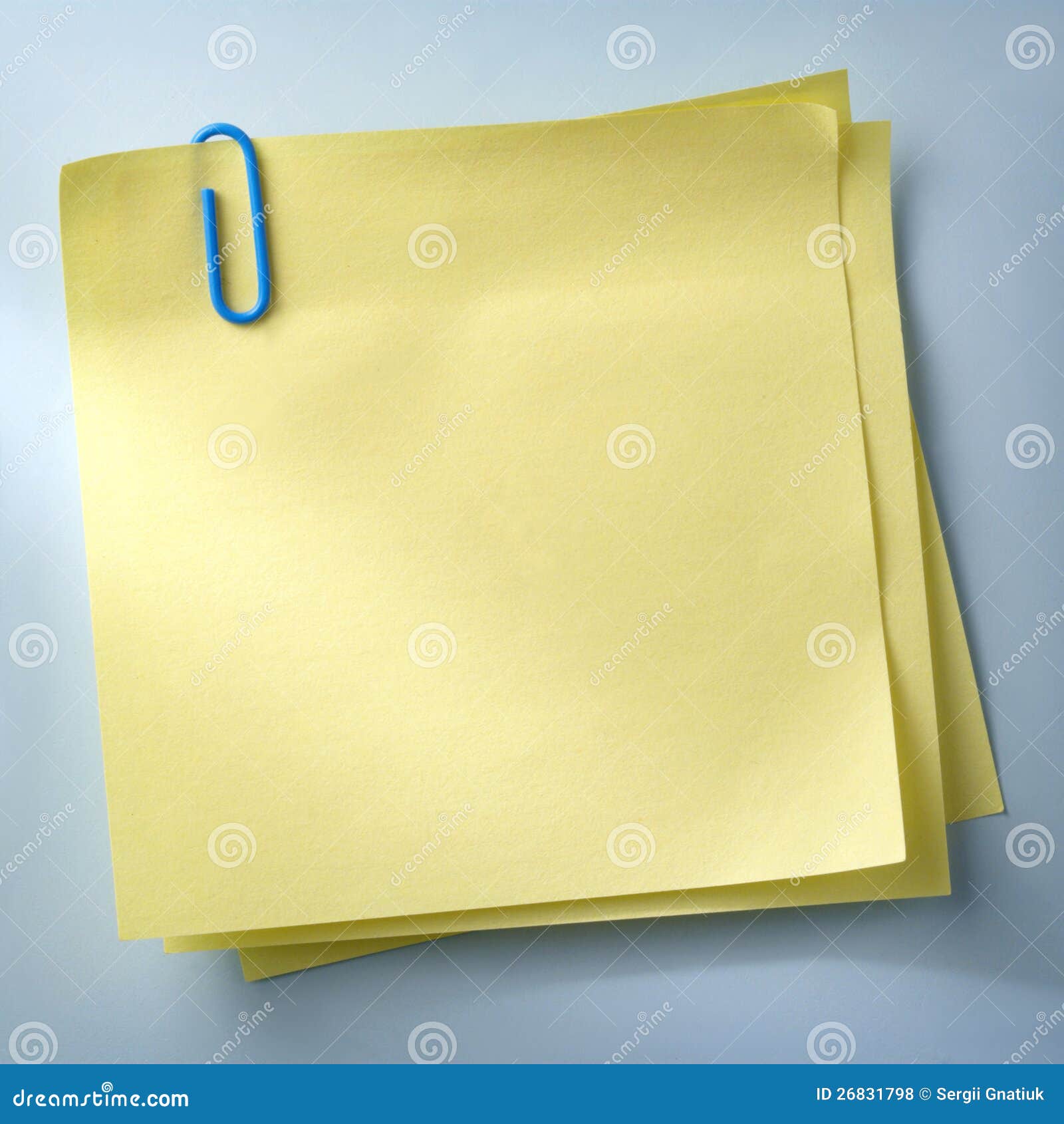 Yellow Sheet of Paper for Notes Stock Photo - Image of label, note ...