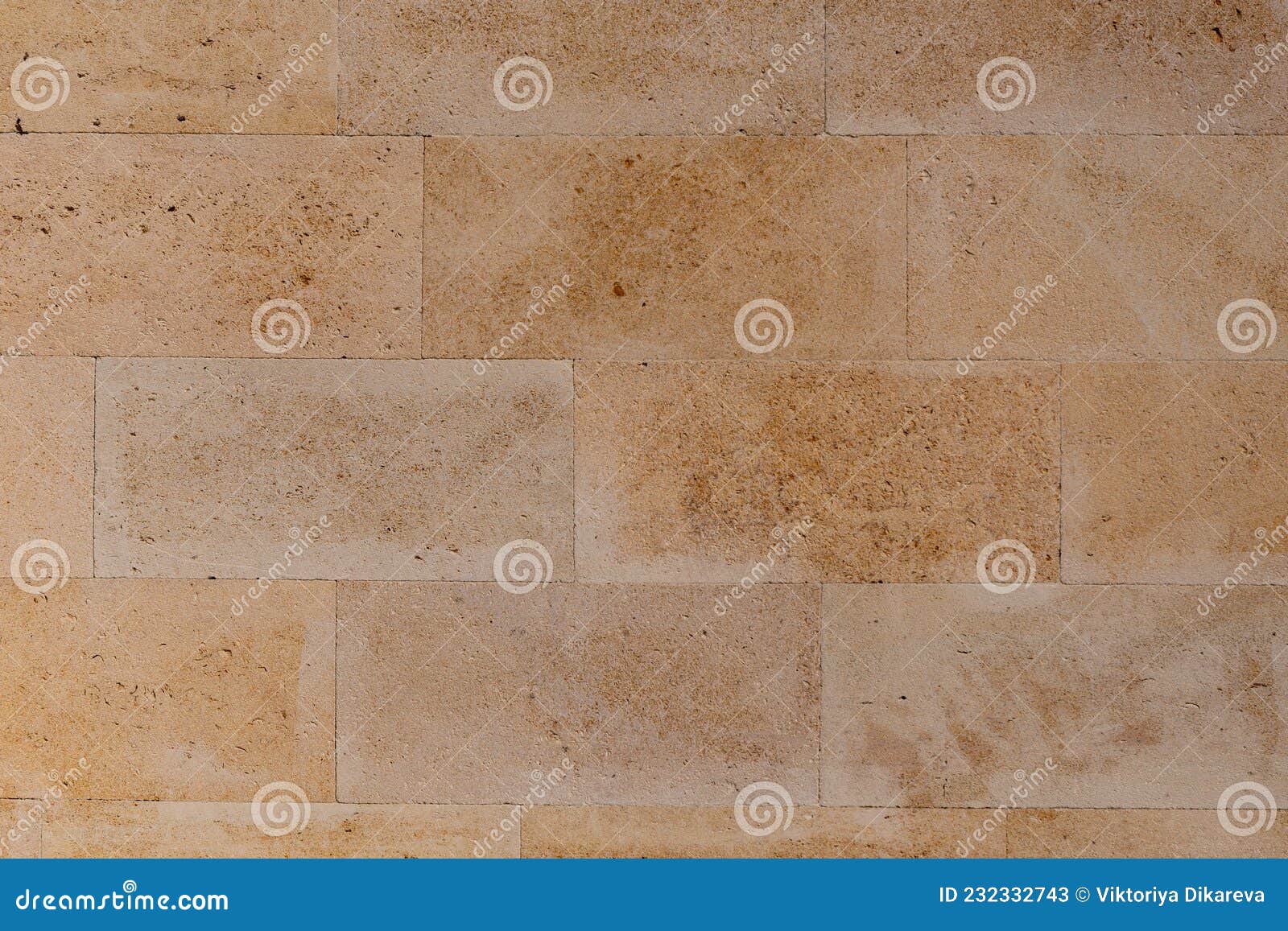 The Wall is Made of Shell Blocks, Neatly Fitted. Stock Image - Image of ...