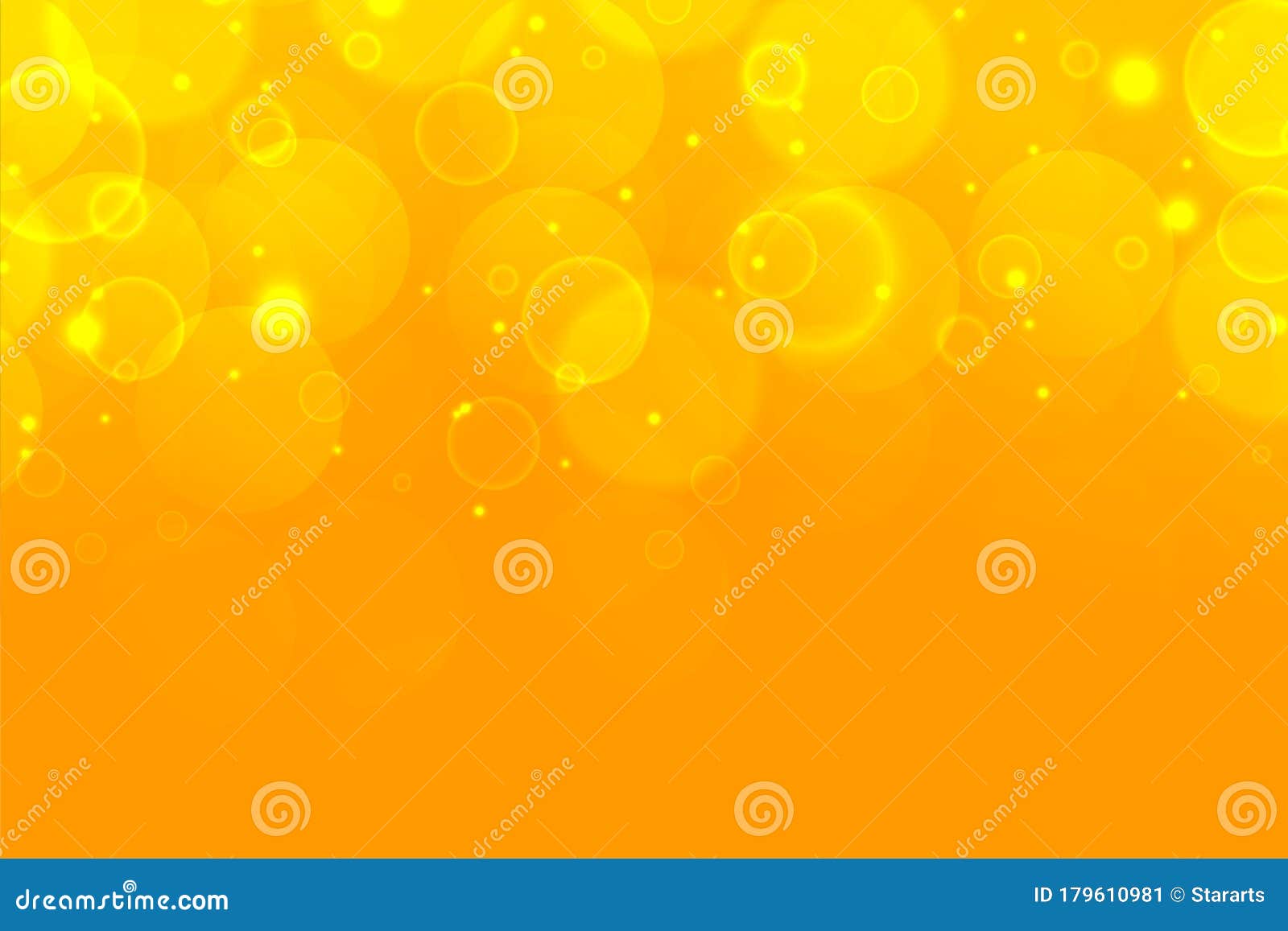 Yellow Shimmering Bokeh Sparkles Beautiful Background Design Cartoon ...