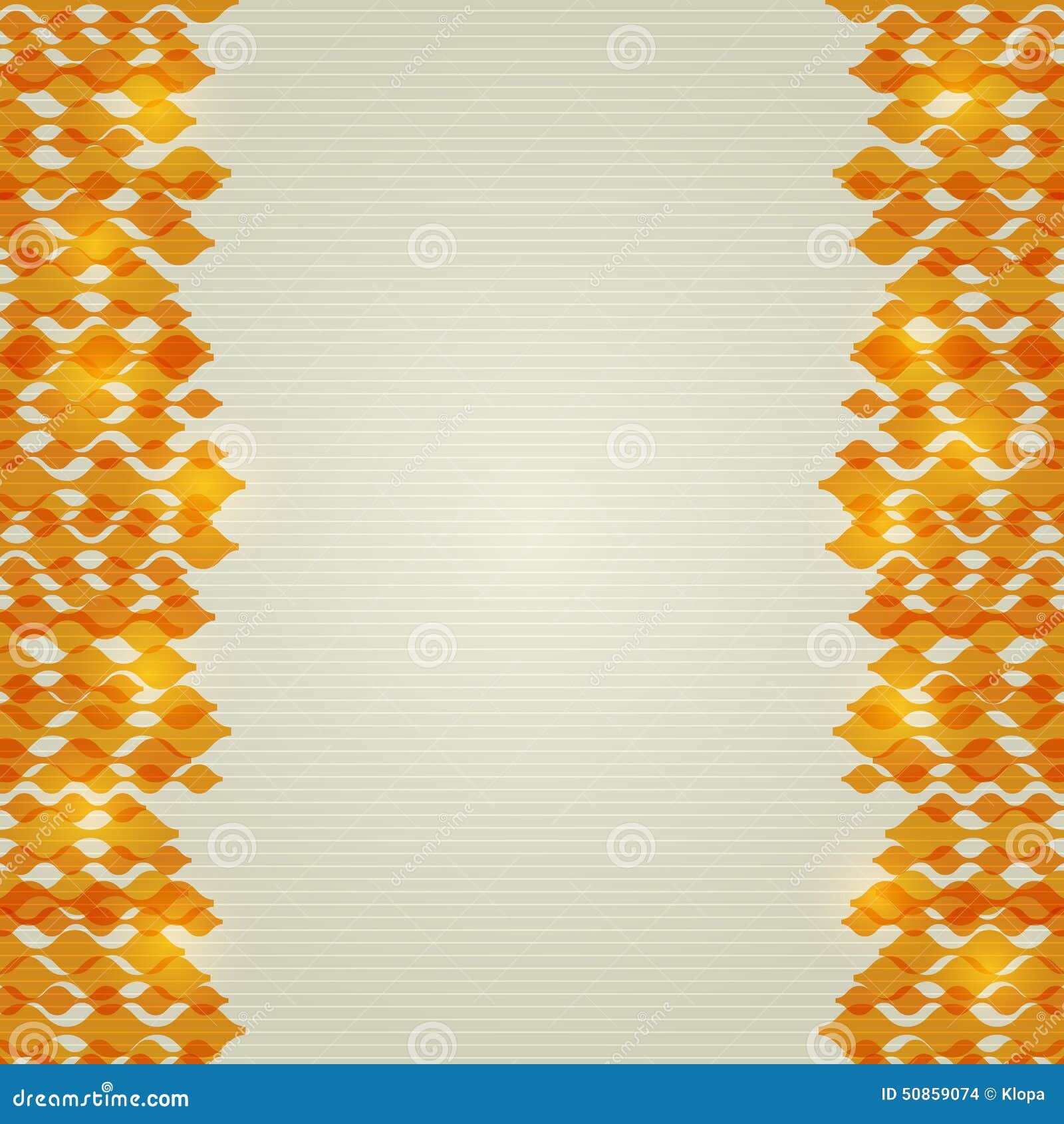 Yellow Shiny Curly Lines Invitation Card Stock Vector - Illustration of ...