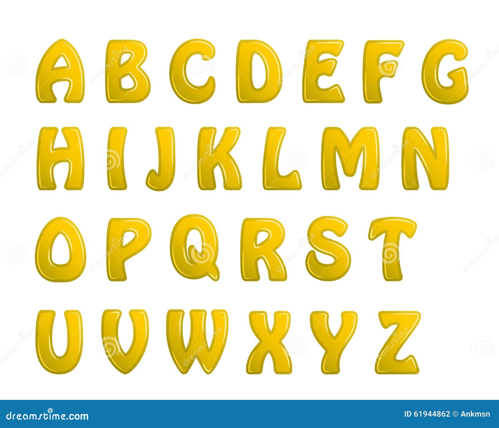 Yellow Shiny Letters Holiday Fonts Stock Vector - Illustration of ... Yellow Shiny Letters Holiday Fonts Stock Vector - Illustration of ...