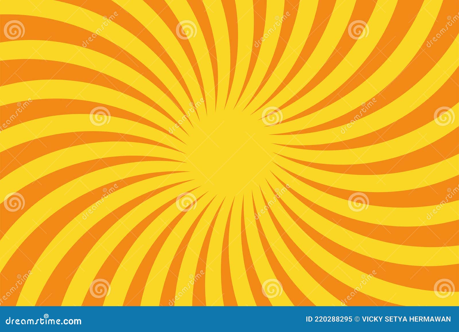 Yellow Shiny Starburst Background. Vector Illustration Stock Vector ...