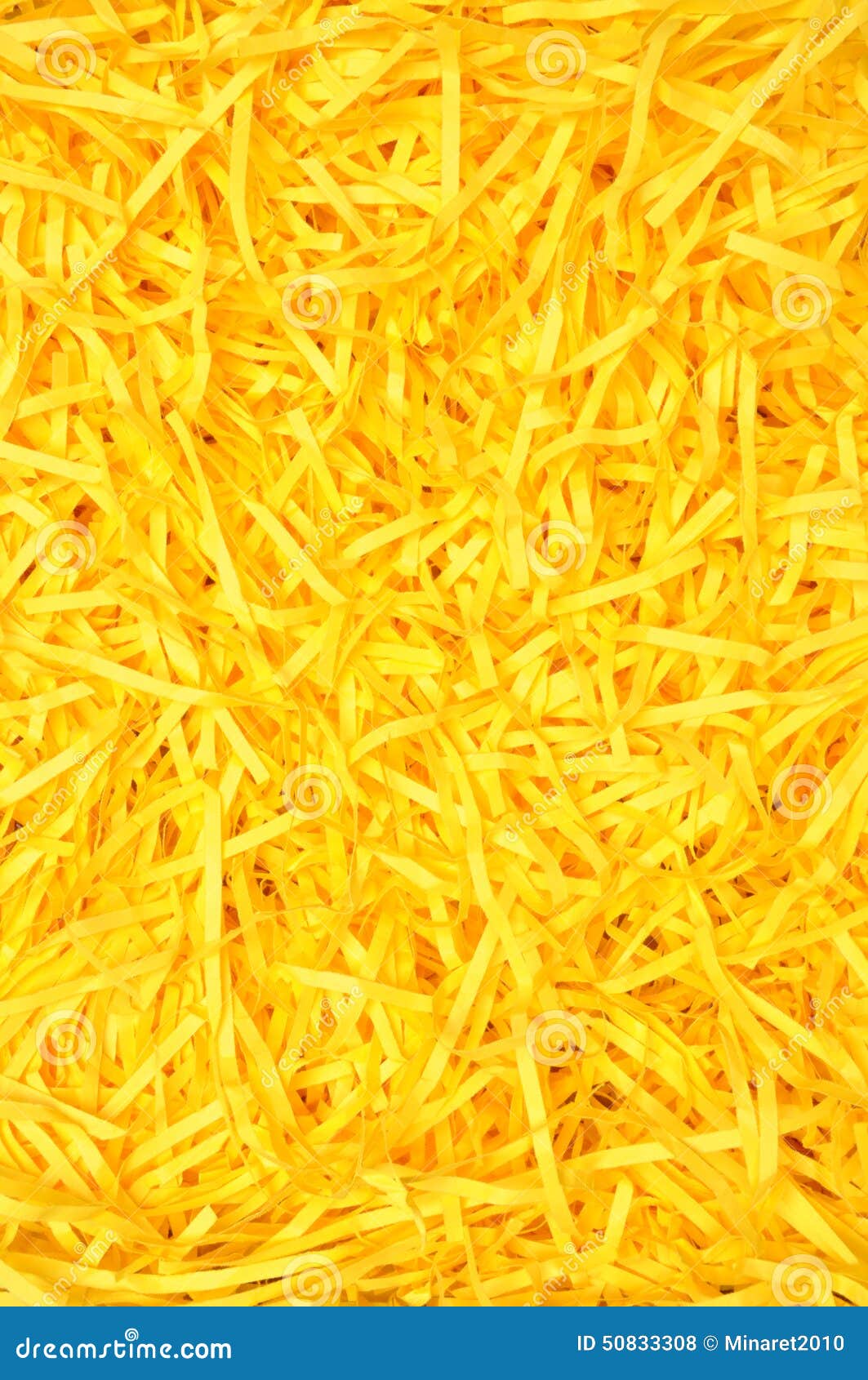 Yellow Shredded Paper As Backgroud Stock Photo - Image of office ...
