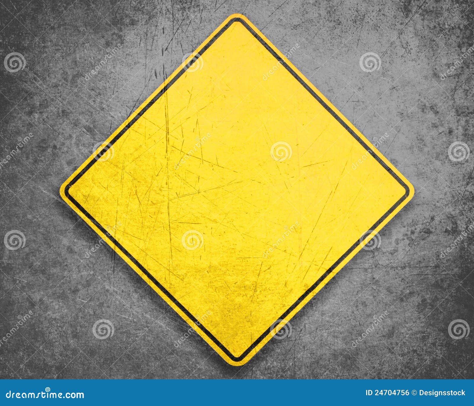 Yellow Sign That Reads Caution Wet Floor Standing In Clean Empty School ...