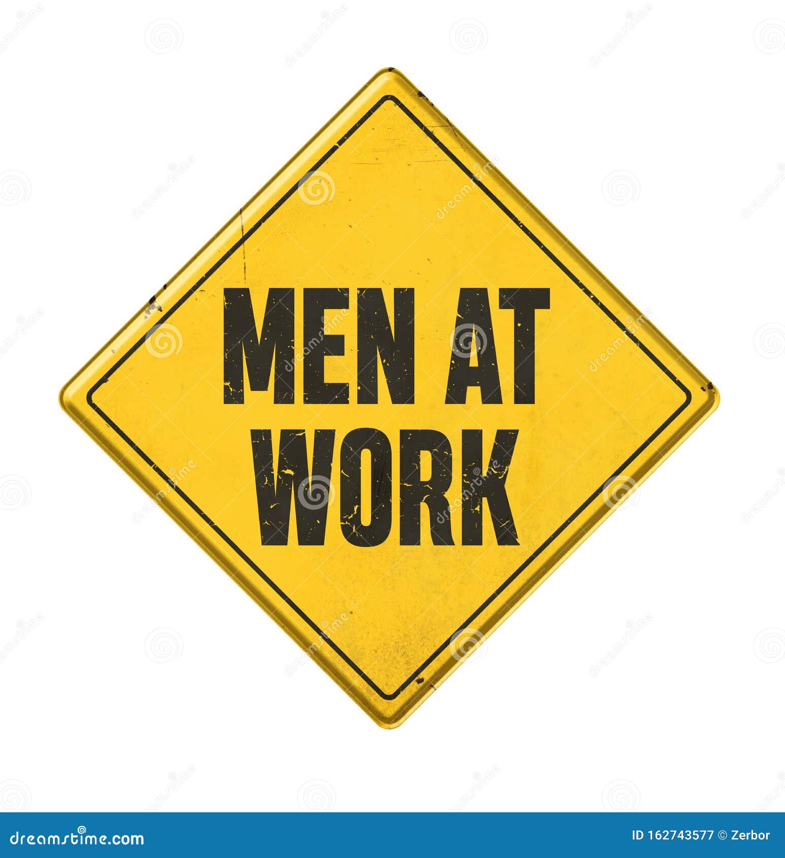 Men At Work Sign