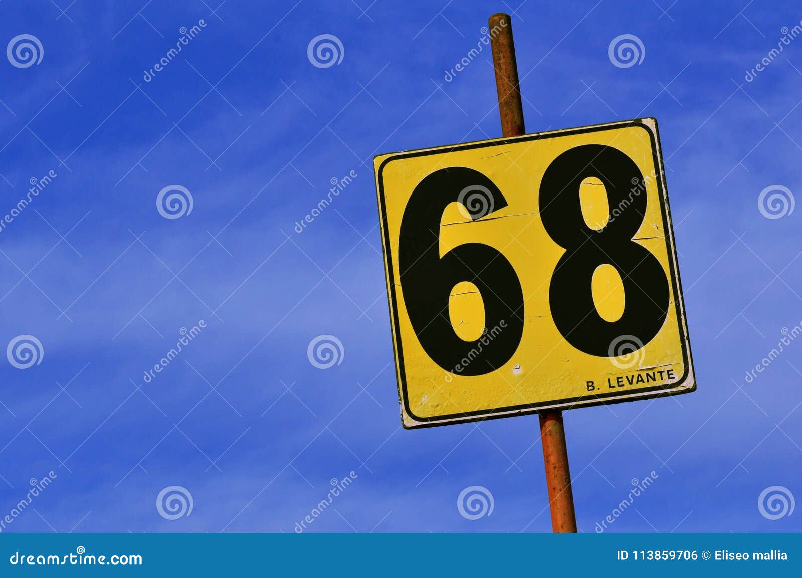 Yellow signal stock photo. Image of signal, contrast - 113859706