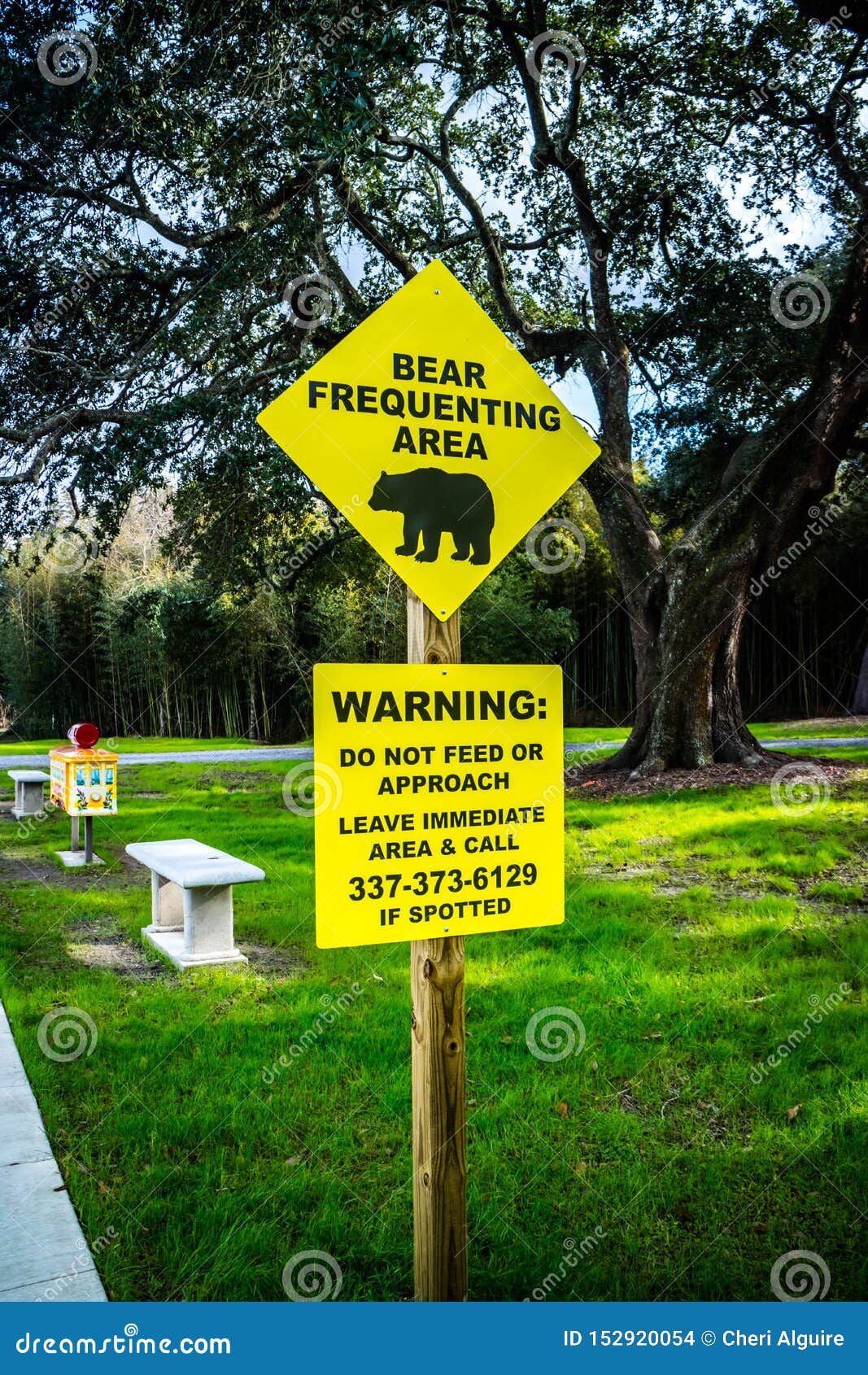 A Yellow Signboard Caution Sign in Avery Island, Louisiana Editorial ... A Yellow Signboard Caution Sign in Avery Island, Louisiana Editorial ...
