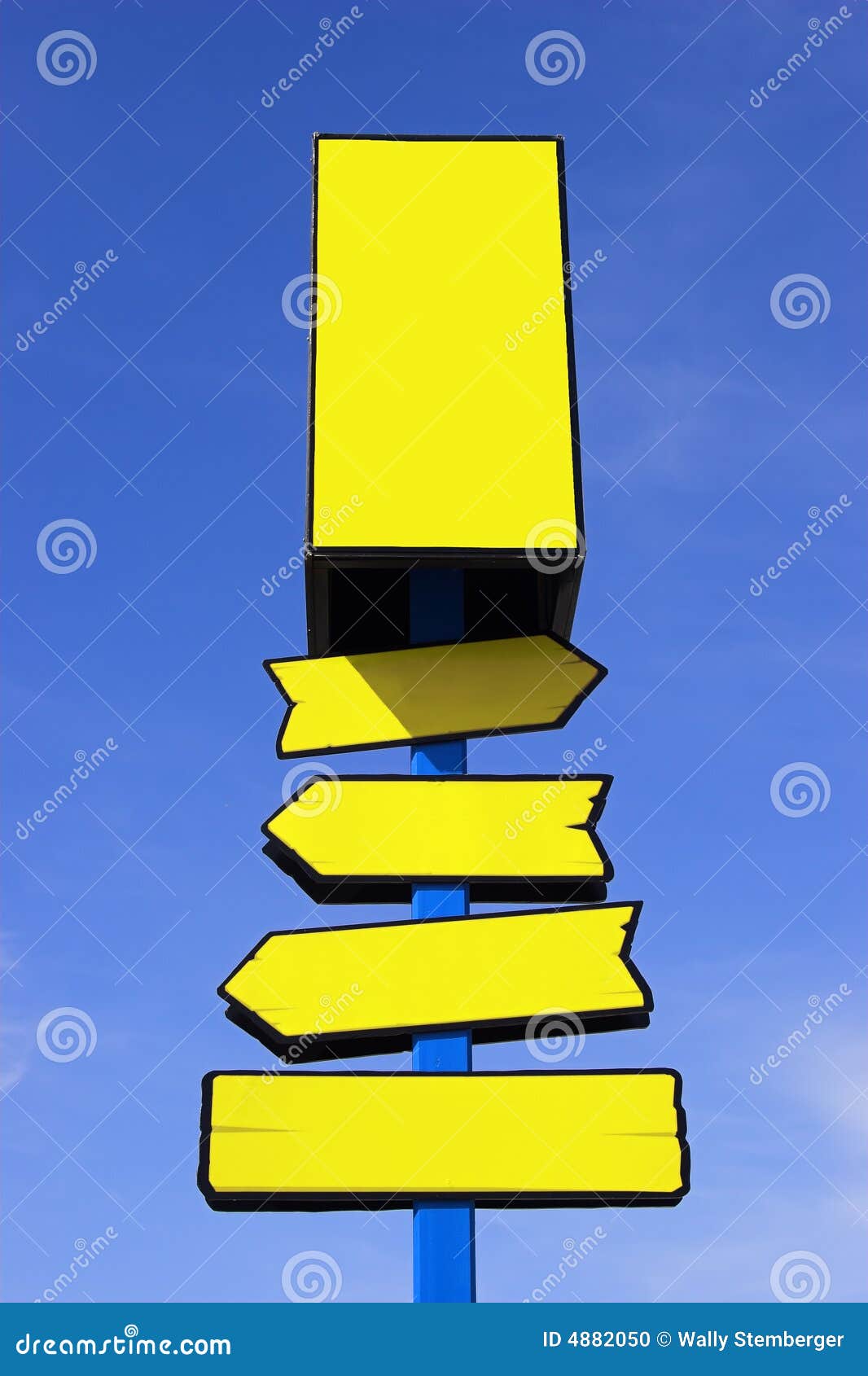 Yellow Signpost Picture. Image: 4882050