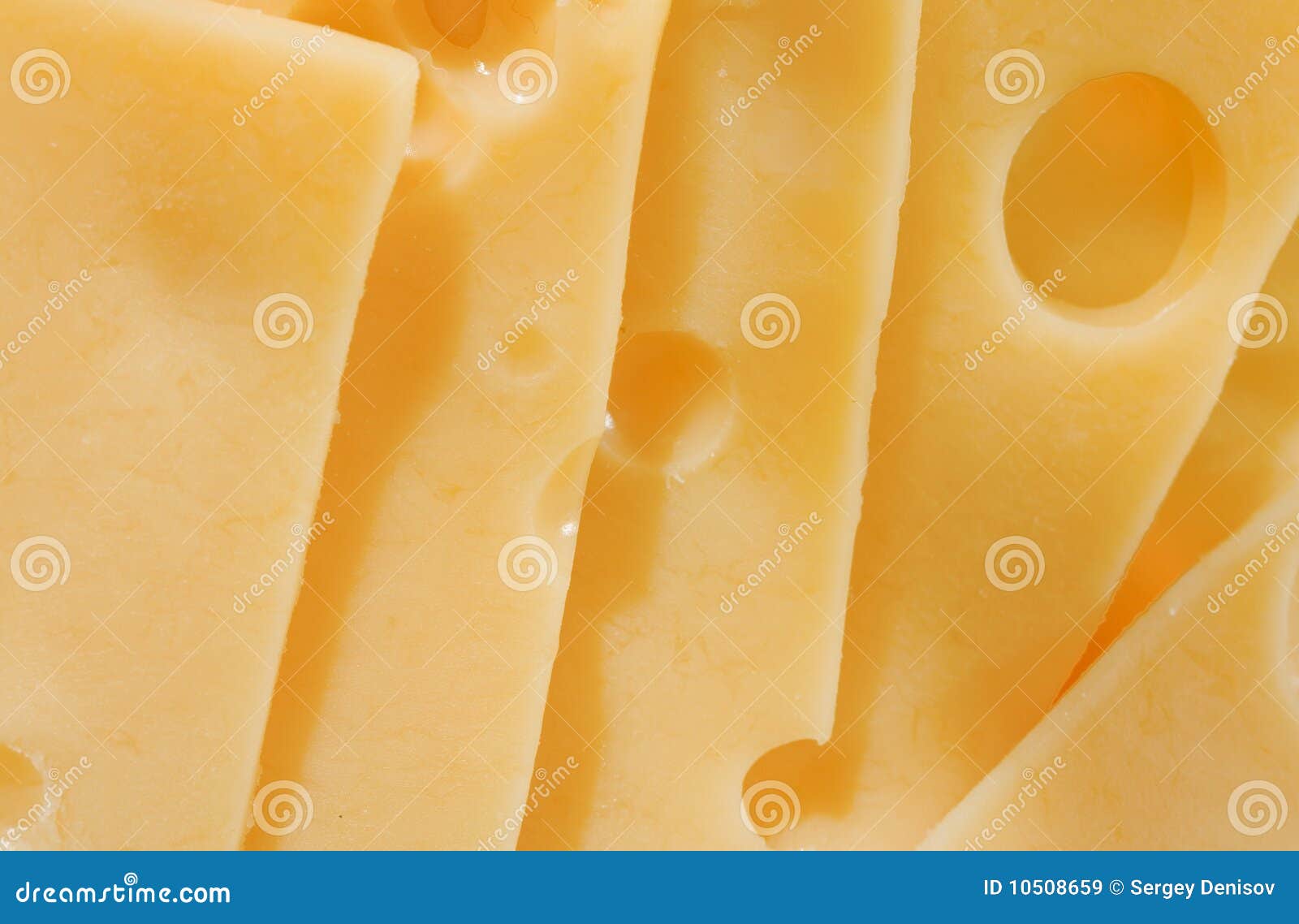 Yellow slices of cheese stock image. Image of delicious - 10508659