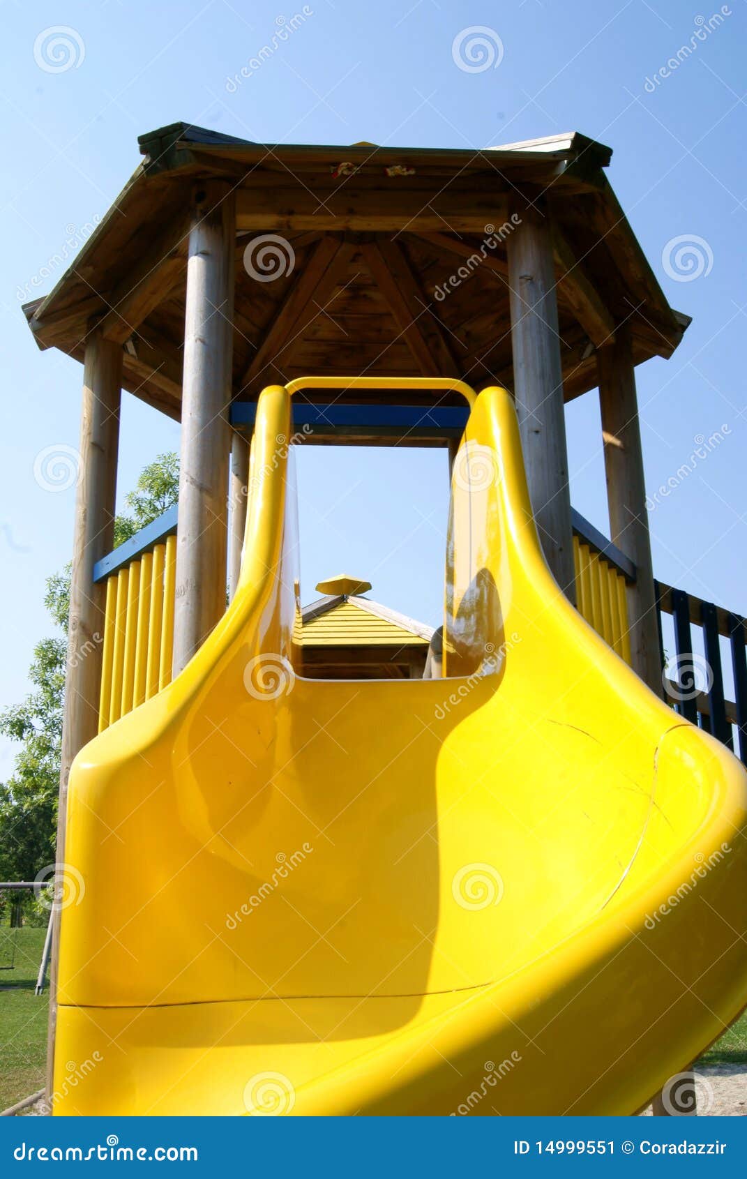 Yellow slide stock image. Image of kids, families, babies - 14999551