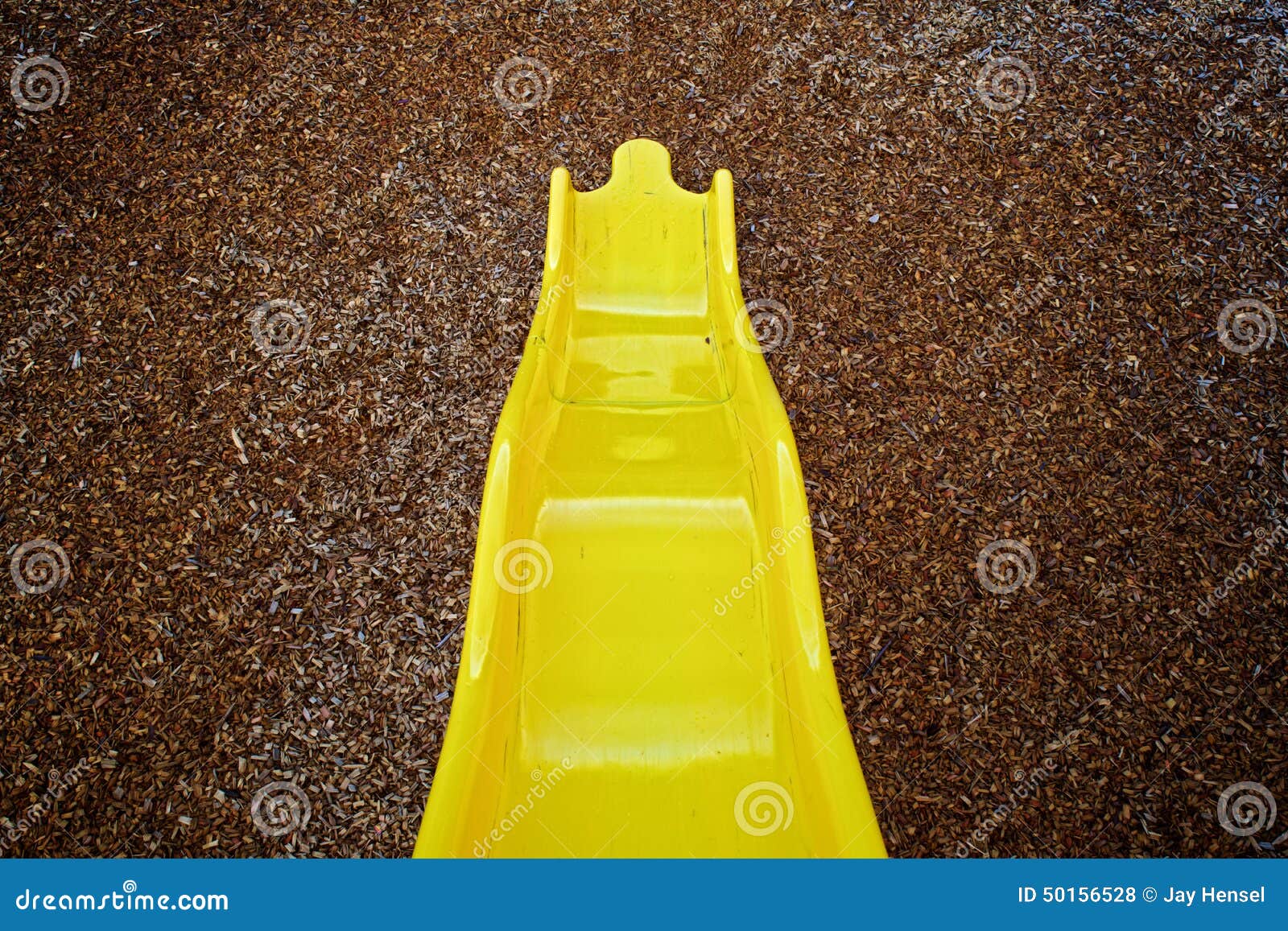 Yellow Slide stock photo. Image of park, yellow, children - 50156528