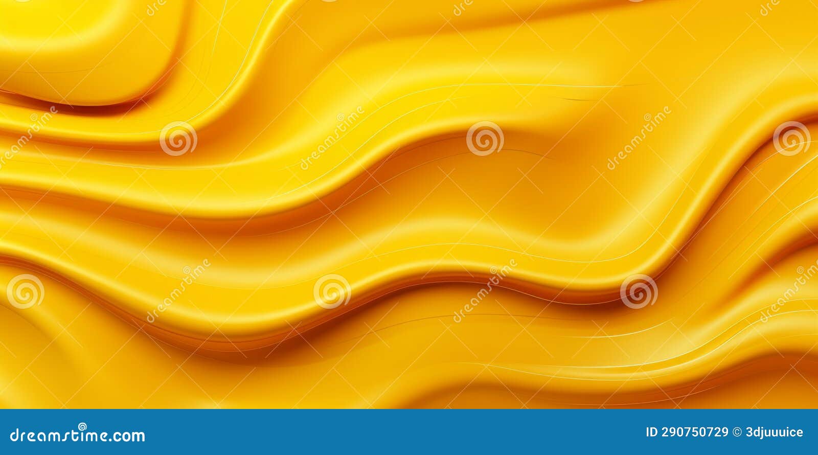 Yellow Slime Creative Abstract Wavy Texture. Stock Illustration ...