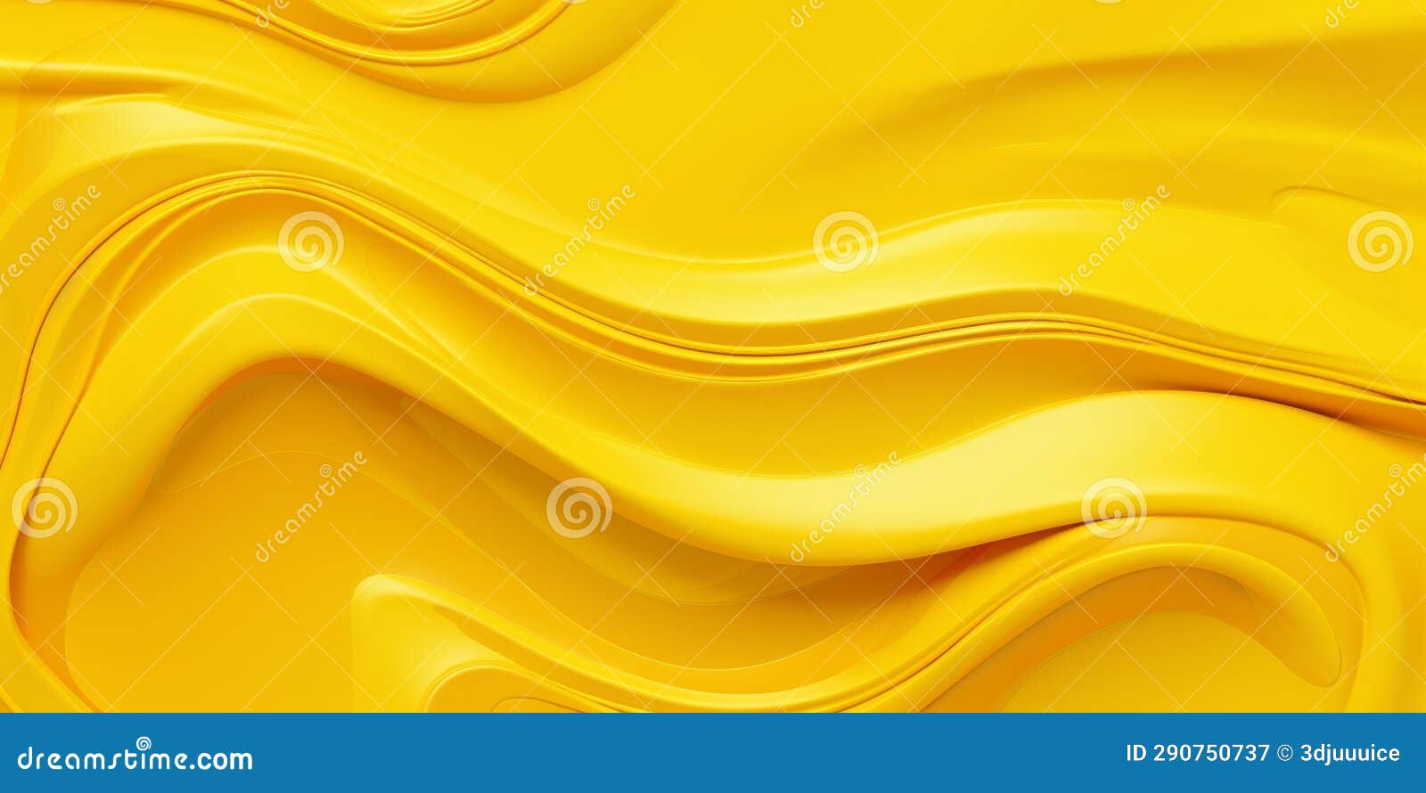 Yellow Slime Creative Abstract Wavy Texture. Stock Illustration ...