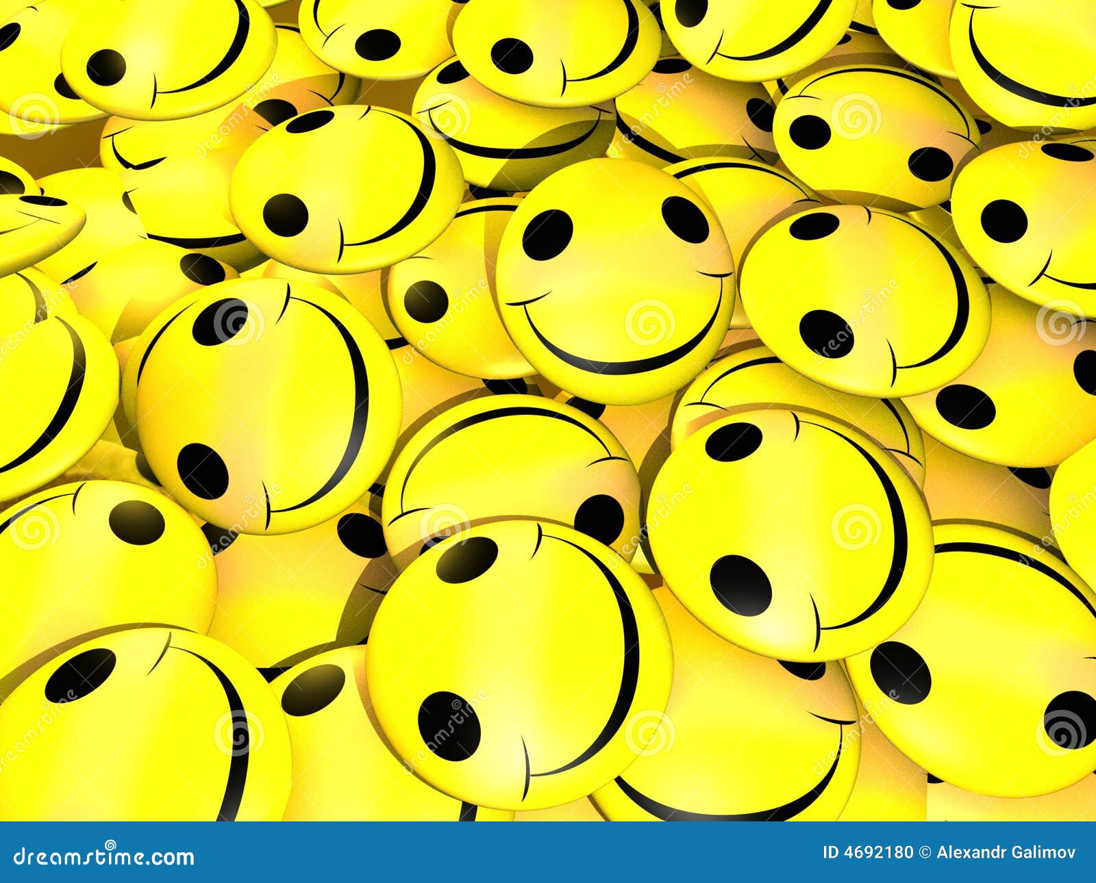 Yellow smiles stock illustration. Illustration of design - 4692180