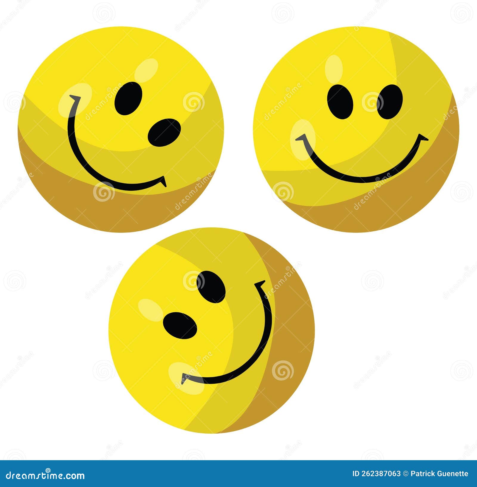 Smiley Balls Cartoon Vector | CartoonDealer.com #11765309