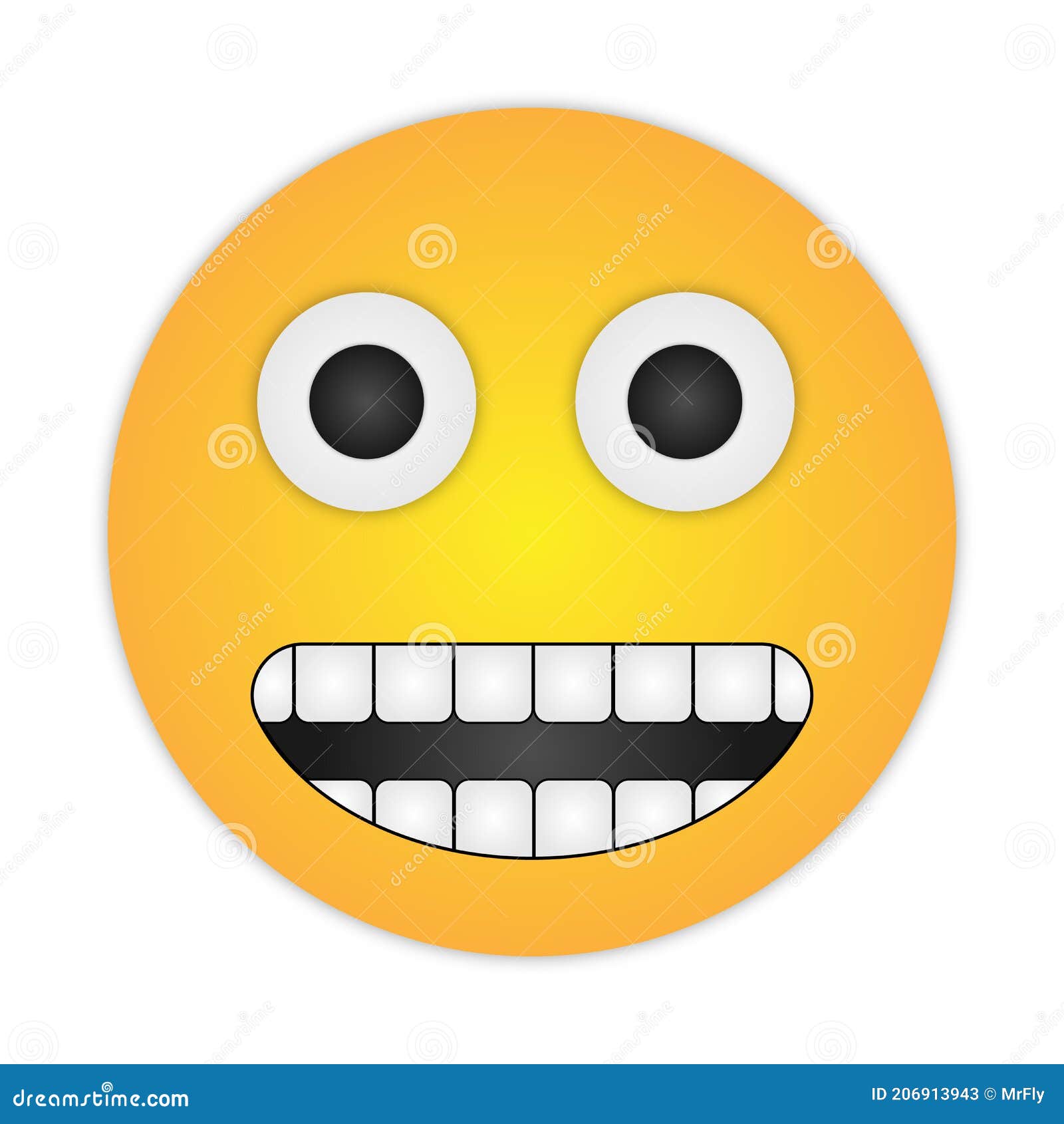 Yellow Smiley Face Vector Illustration Stock Vector - Illustration of ...