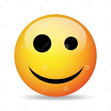 Yellow Smiley Face Vector Illustration Stock Vector - Illustration of ...