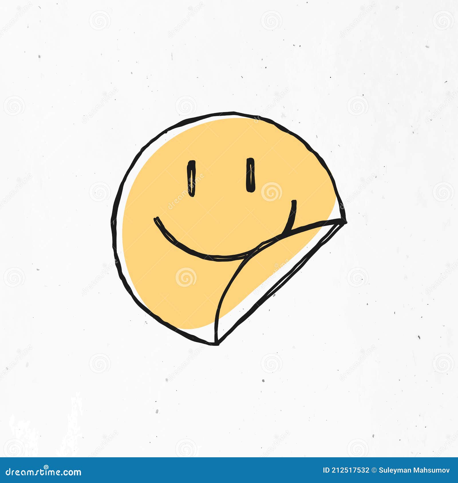 Yellow Smiling Face Symbol Vector Clipart Stock Vector - Illustration ...