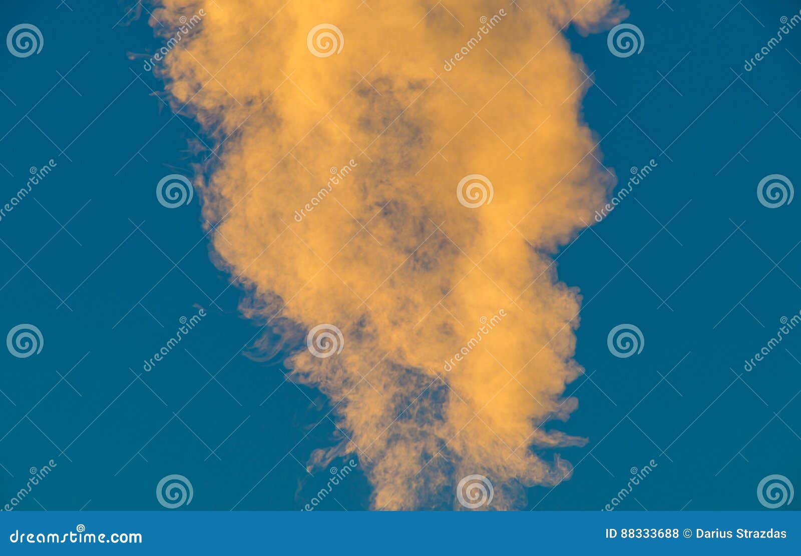 Yellow smoke from chimney stock photo. Image of yellow - 88333688
