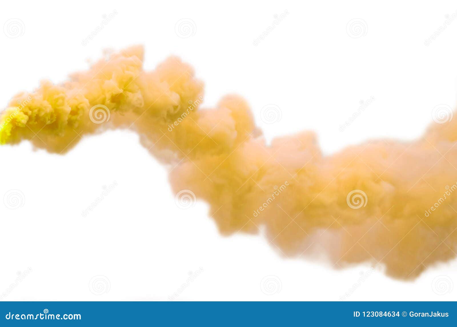 Yellow smoke stock photo. Image of cloudy, inflamed - 123084634