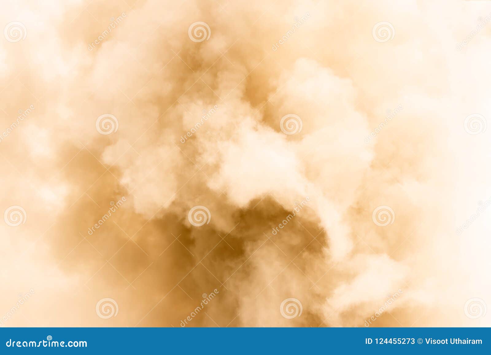 Yellow Smoke Like Clouds Background. Stock Image - Image of destruction ...
