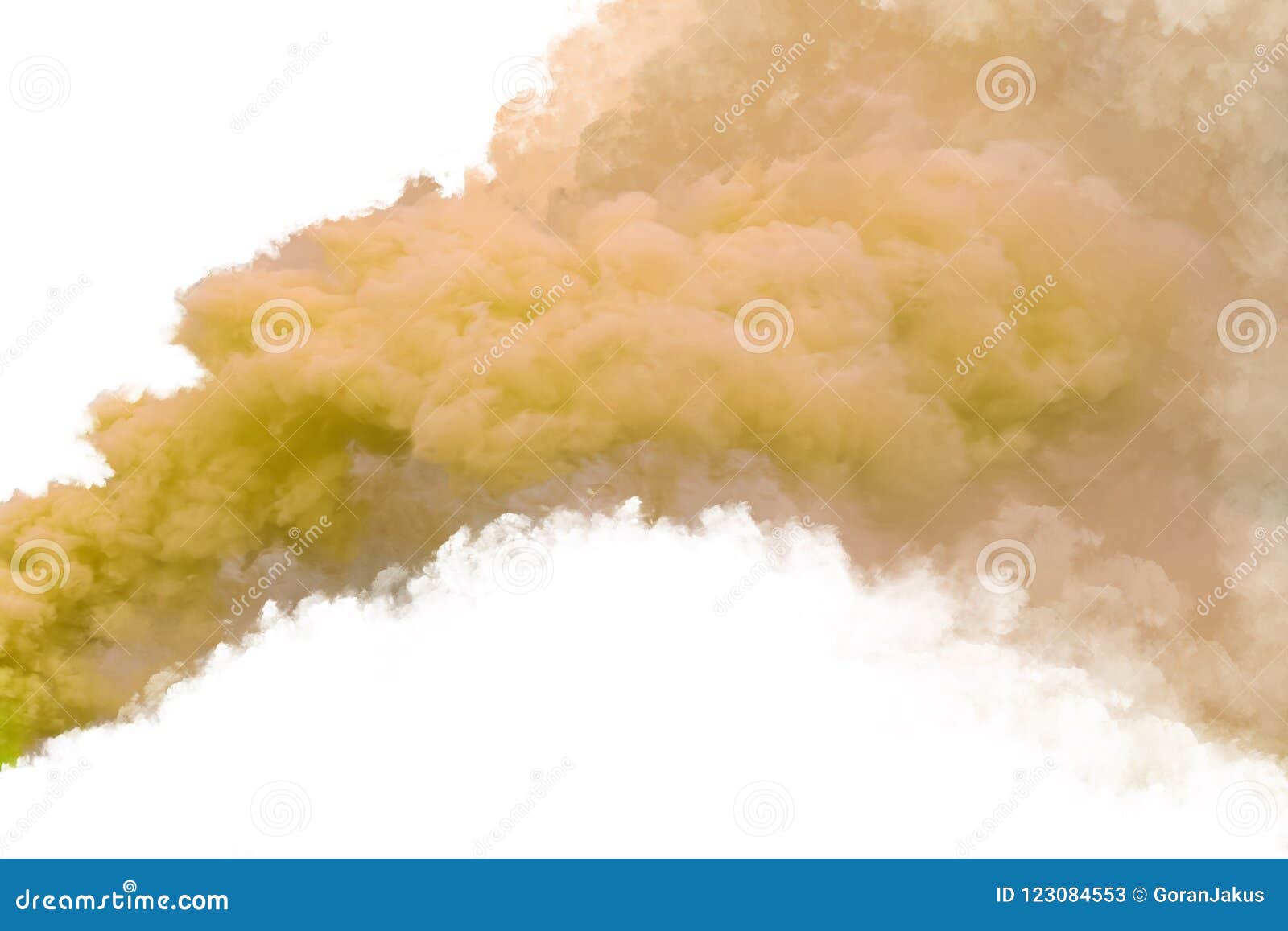 Yellow smoke stock image. Image of background, flowing - 123084553