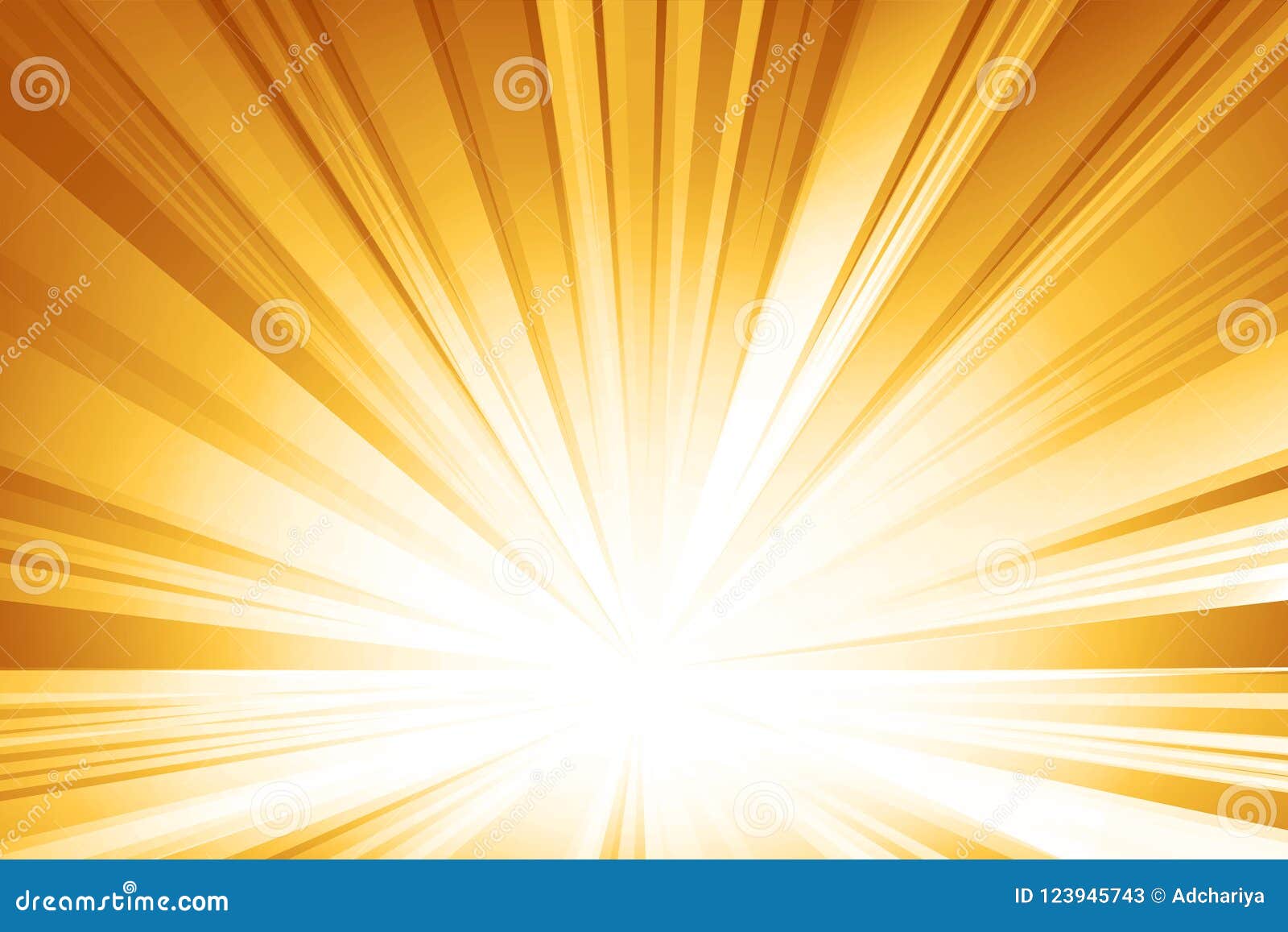 Yellow Smooth Light Lines Abstract Background. Vector Illustration ...