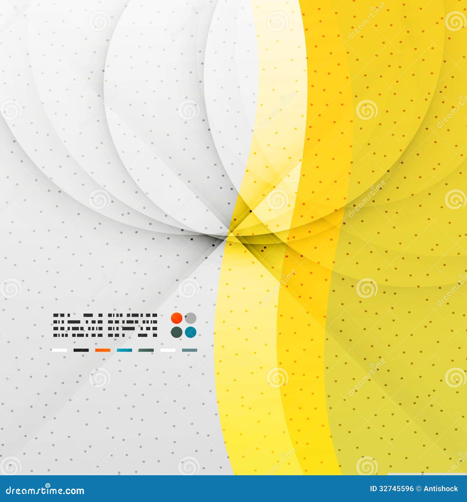 Yellow Soft Wave Abstract Background Stock Vector - Illustration of ...