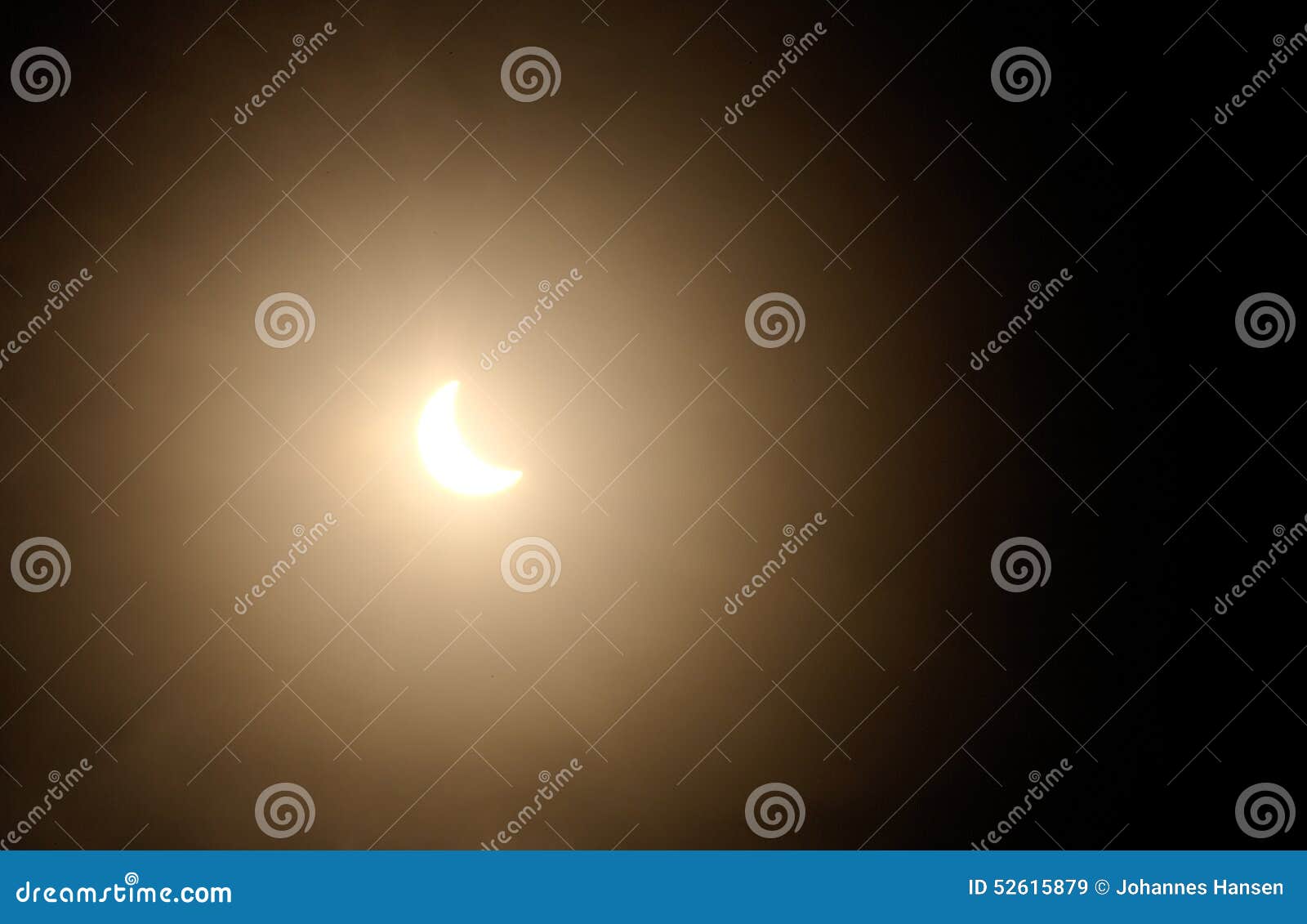 Yellow Solar Eclipse stock image. Image of temperature - 52615879
