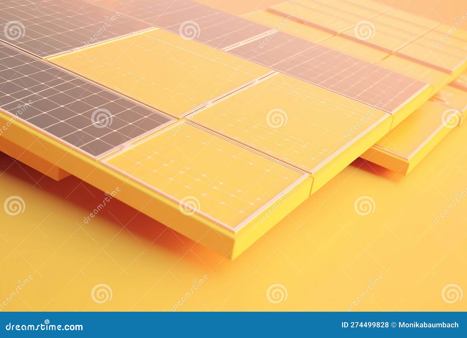 Yellow Solar Cells Seamless Texture Stock Photography | CartoonDealer ...