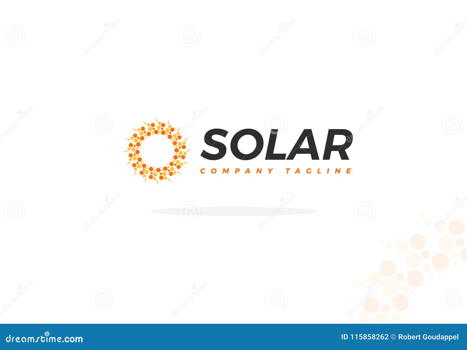 Solar Panel Logo Vector in Abstract Shape of the Sun Stock Vector ...