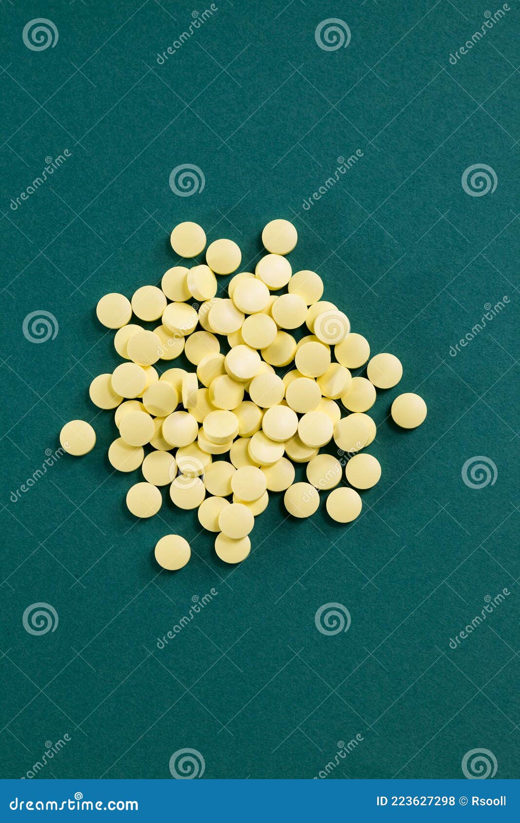 Yellow solid tablets stock photo. Image of clothing - 223627298