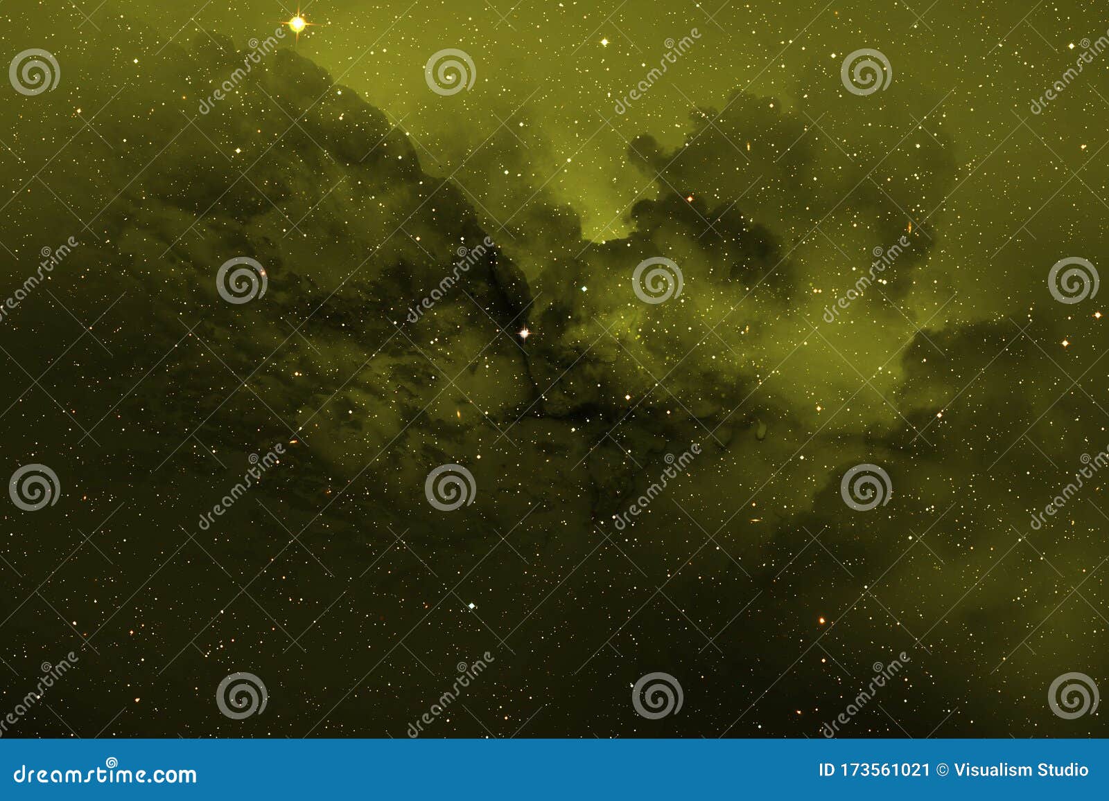 Yellow Space Color Texture Abstract Background,space Color in Galaxy in ...